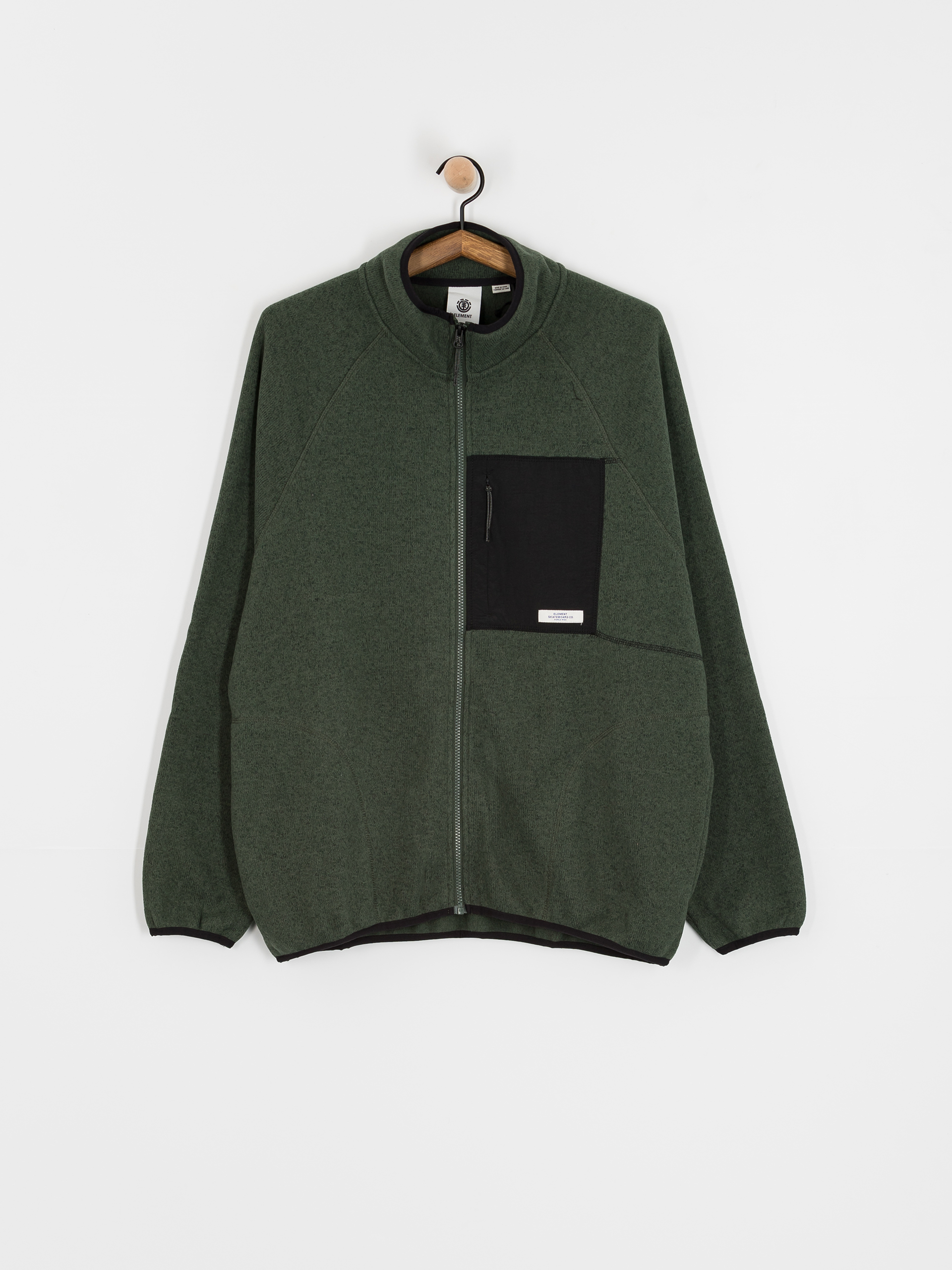 Element Fleece Sahtu Zip - green (deep forest)