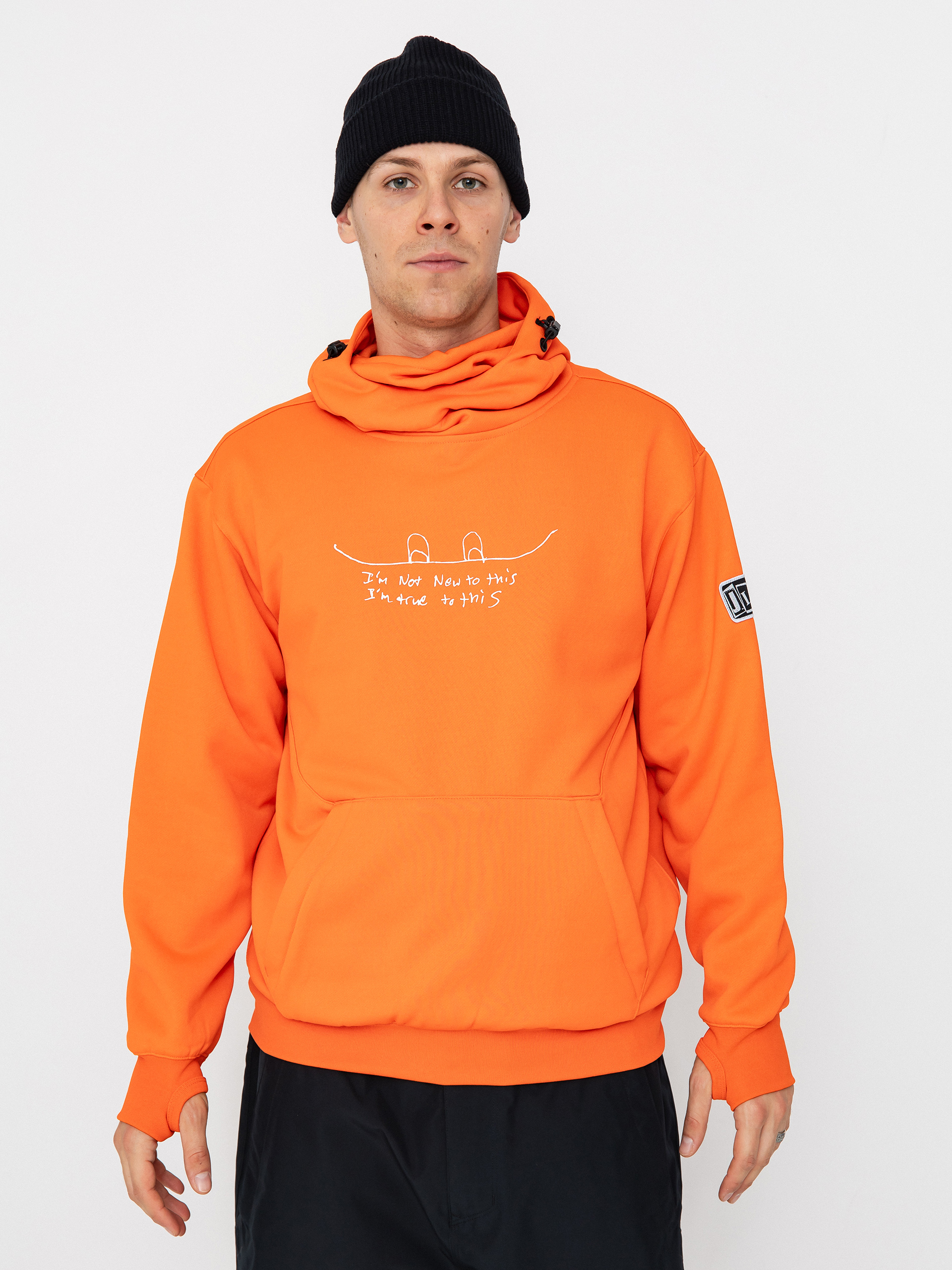 Volcom Hydro Riding HD Active sweatshirt - orange (flame red)