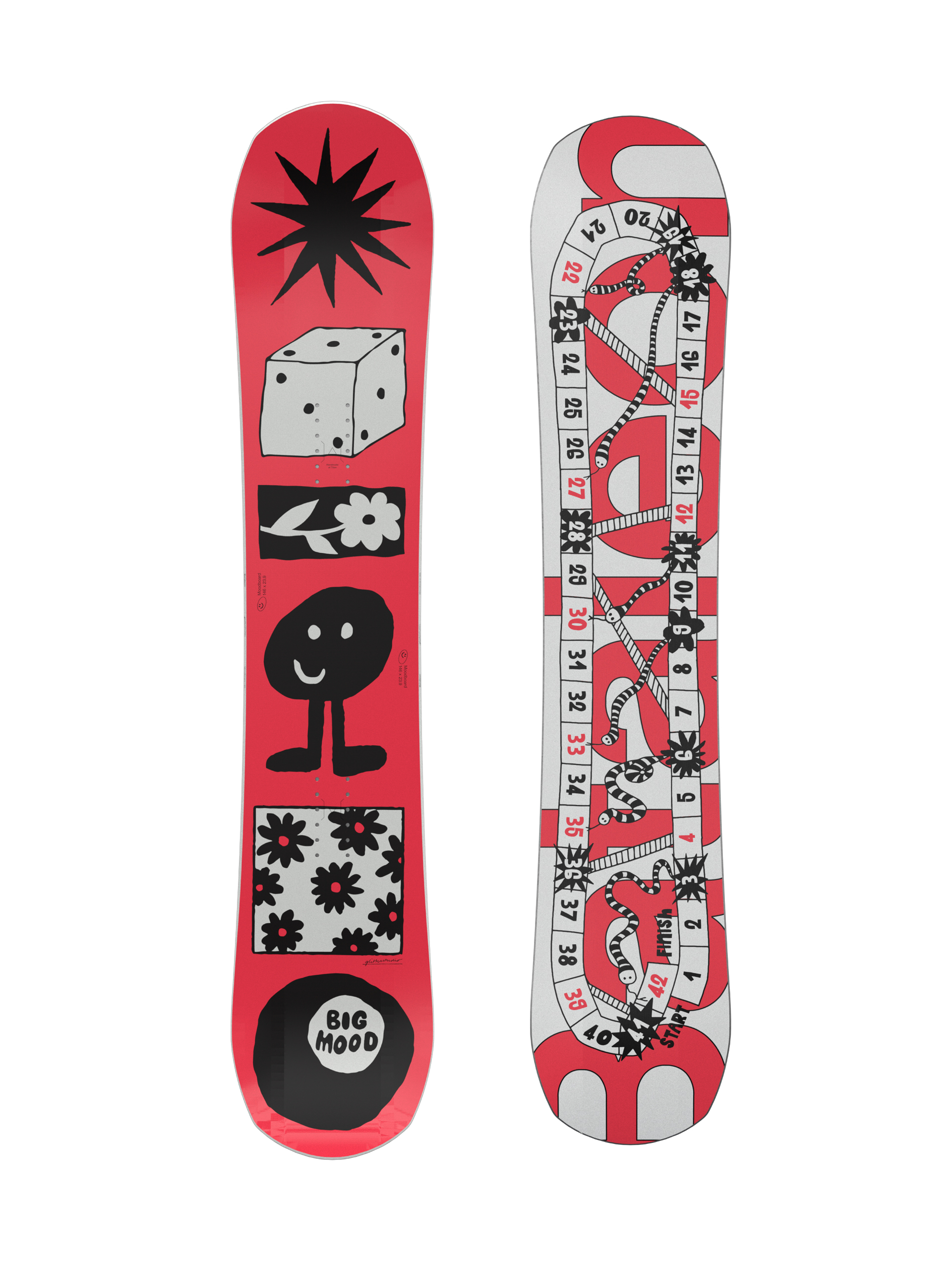 Bataleon Snowboard Moodboard Wmn - red, black