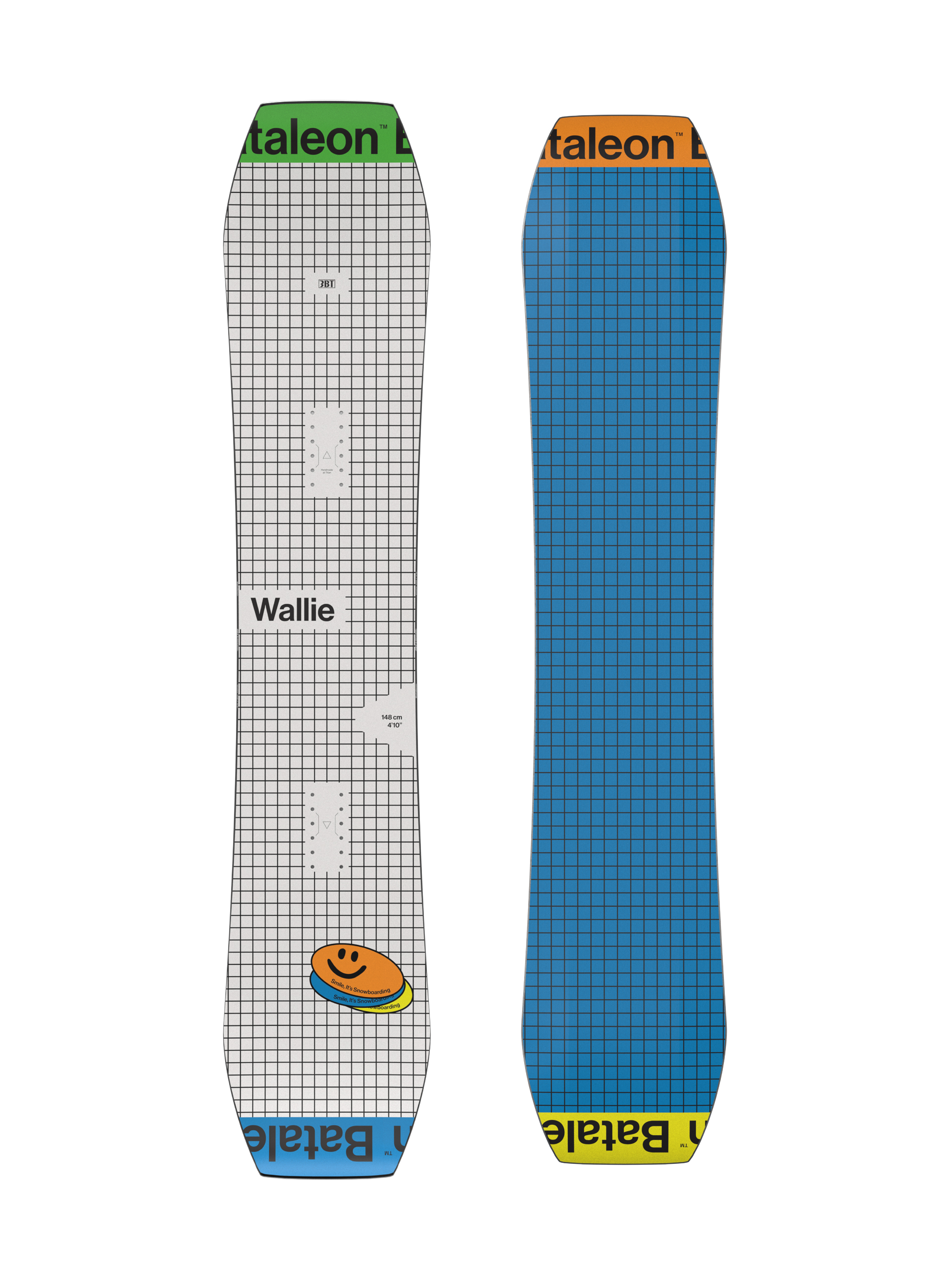 Bataleon Snowboard Wallie - blue, grey, multicolor
