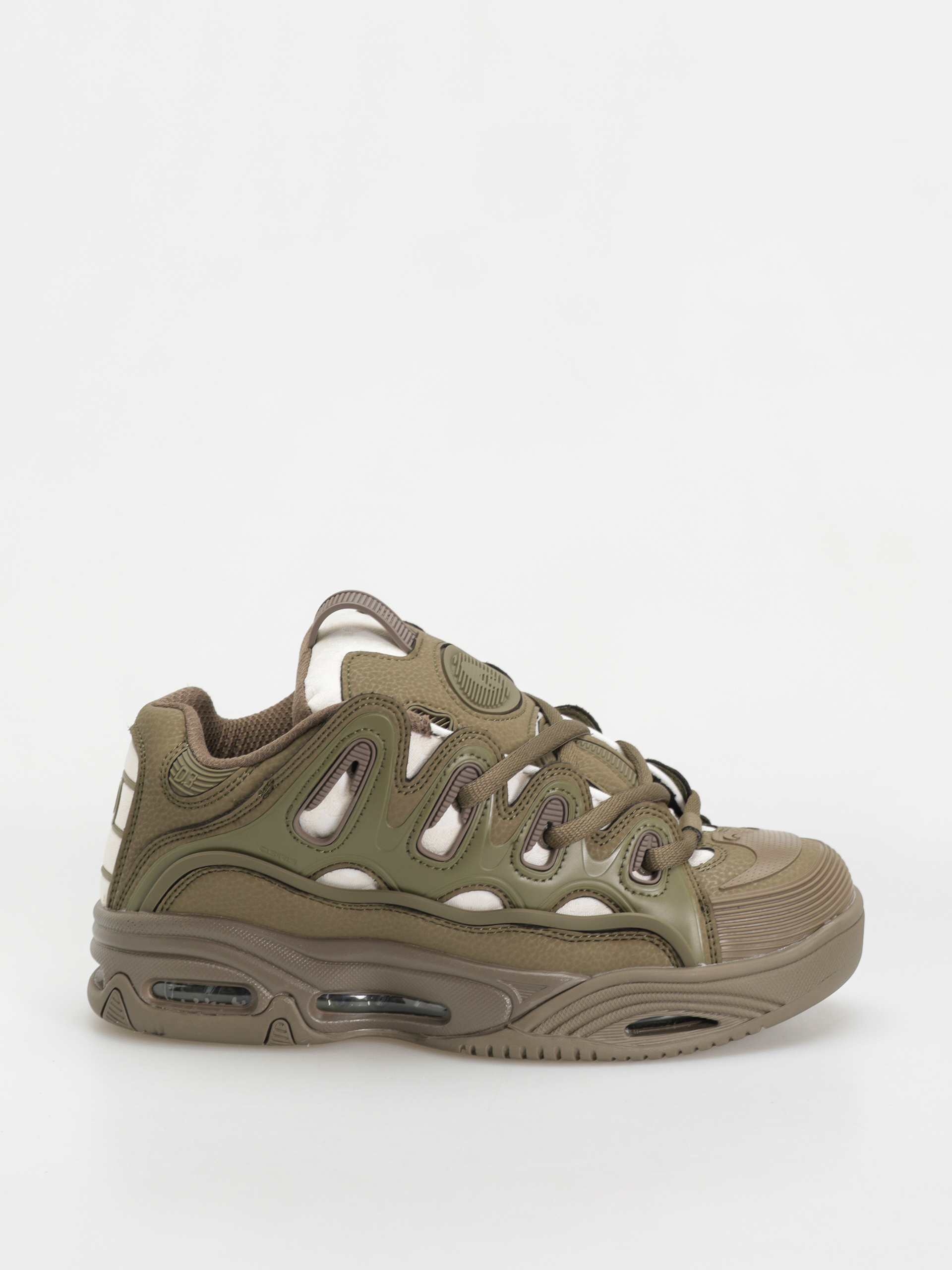 Osiris D3 2001 Shoes - green (olive/white)