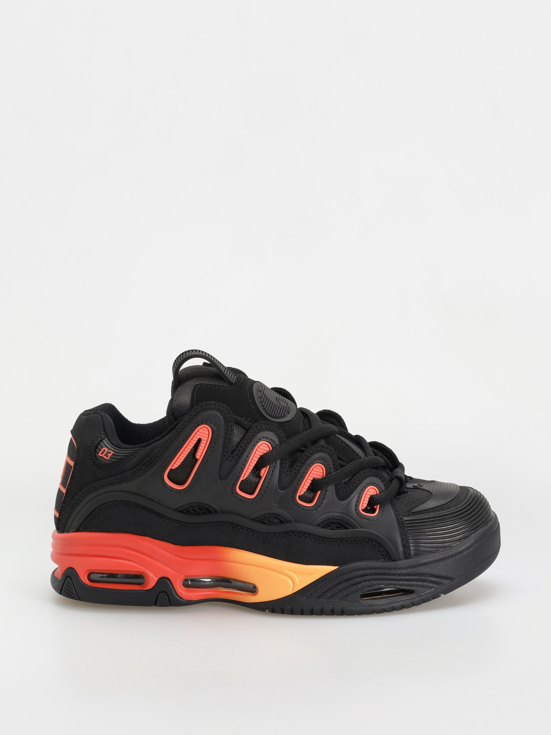 Osiris D3 2001 Shoes - black (black/orange/black)