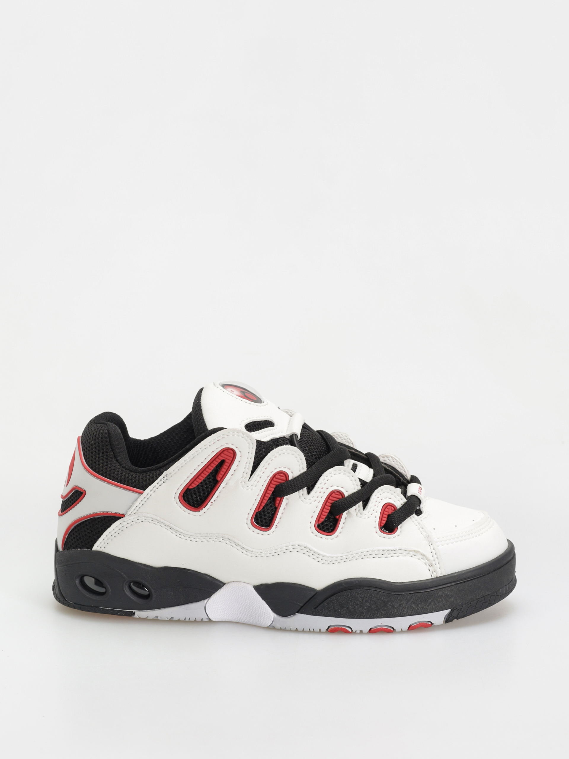 Osiris D3 OG Shoes - white, red, black (black/white/red)