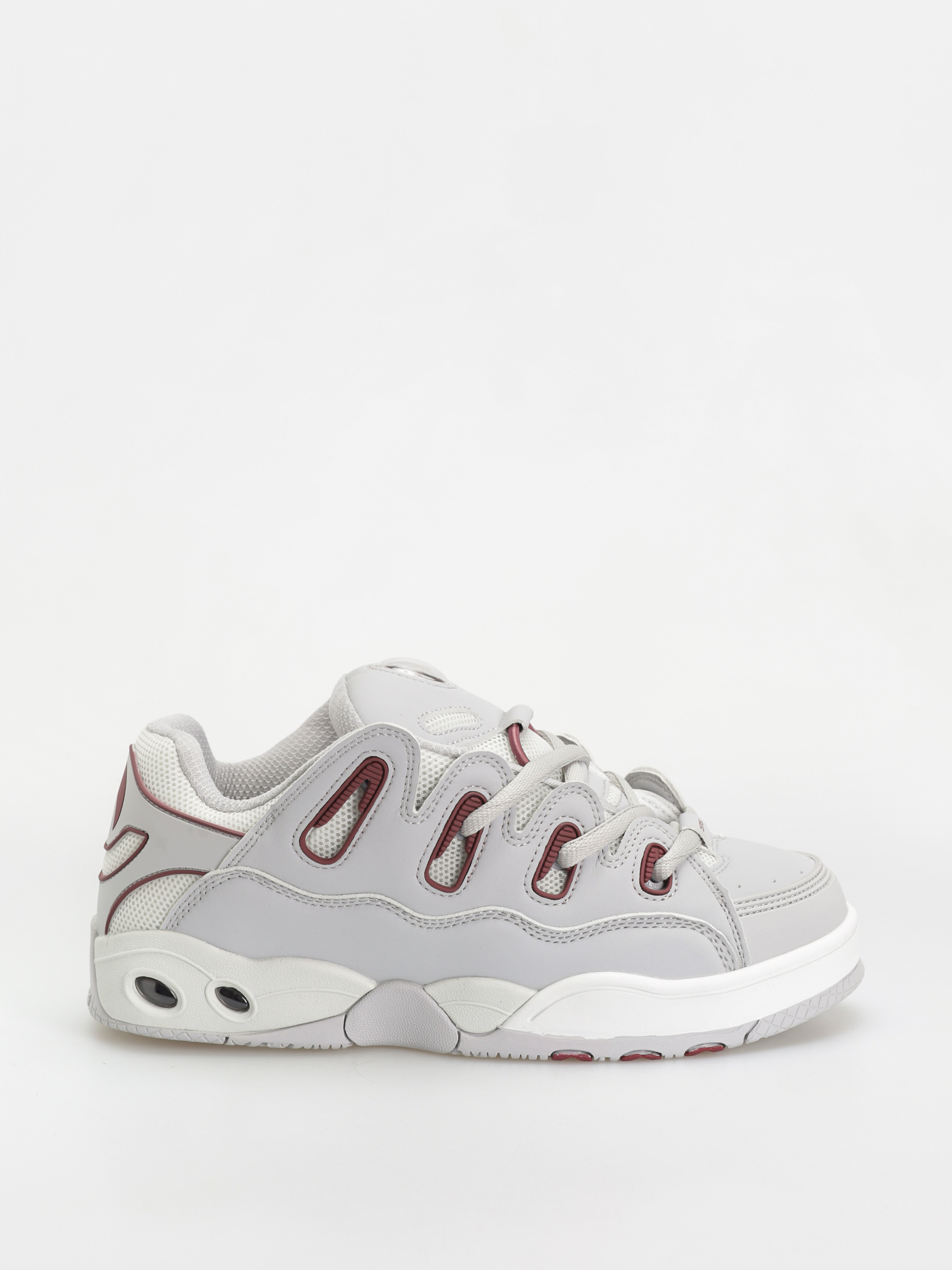 Osiris D3 OG Shoes - burgundy (grey/grey/maroon)