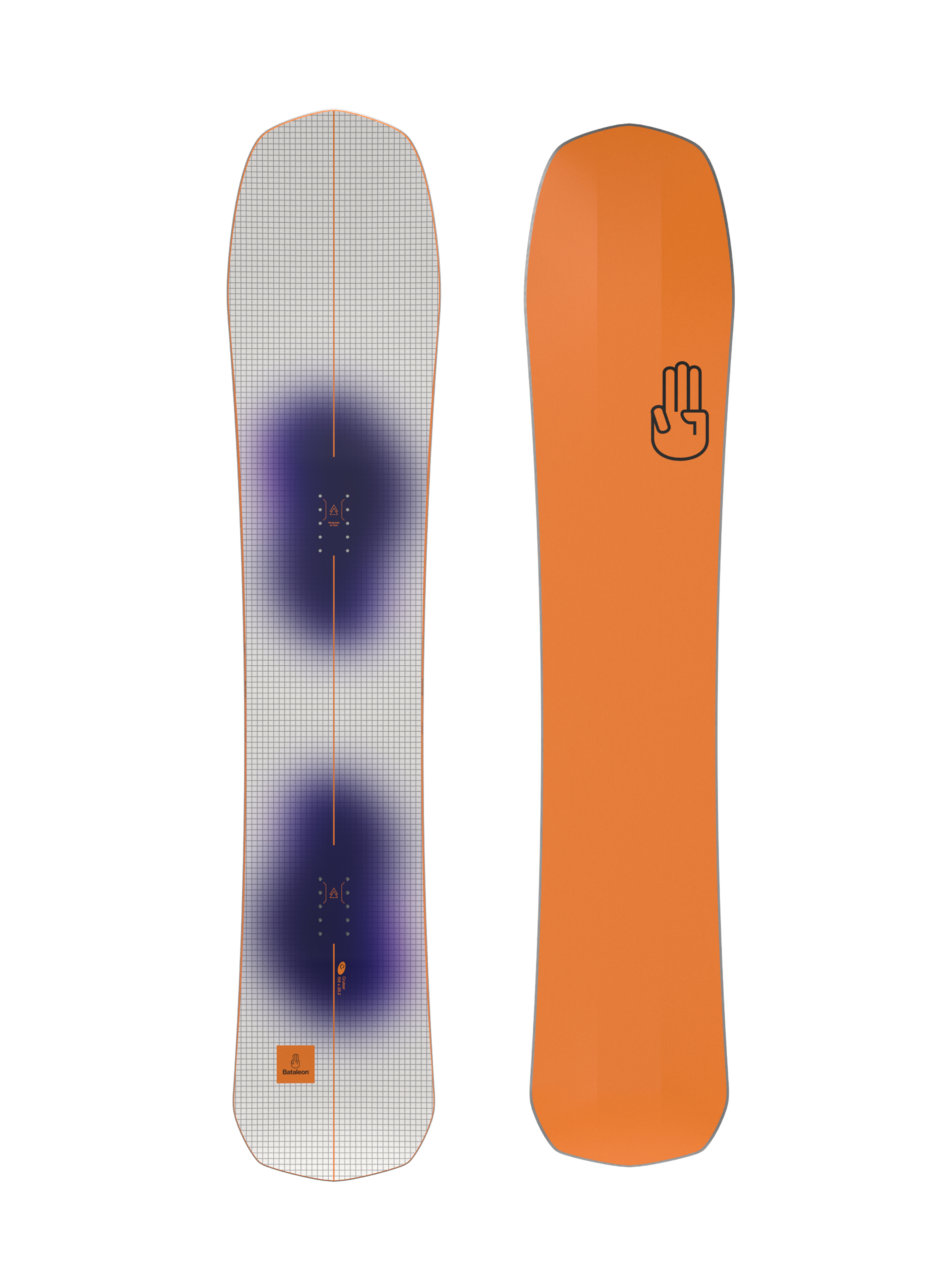 Bataleon Snowboard Cruiser - white, blue, multicolor