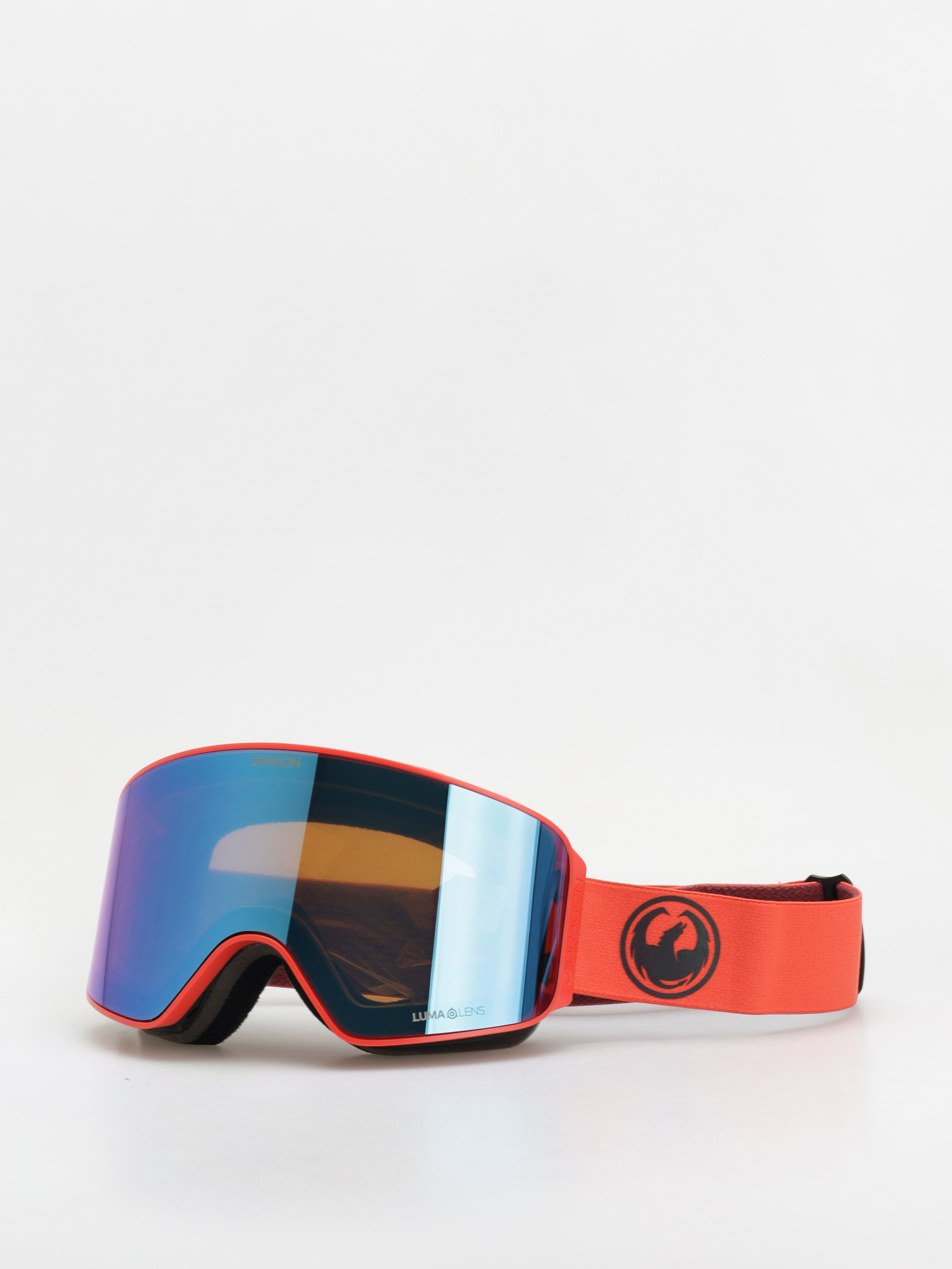 Dragon NFX MAG OTG Goggles - red (flame/lumalens blue ion+lumalens light rose)