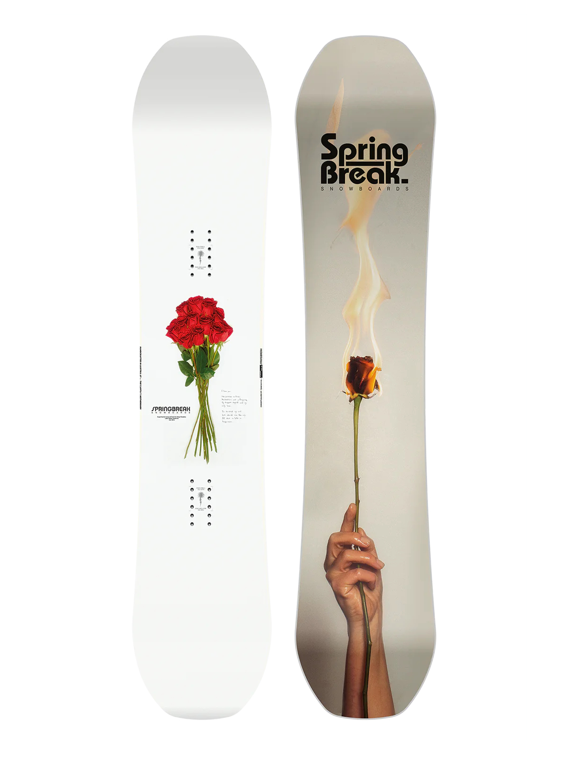 Capita Snowboard Spring Break Powder Twin - white, multicolor