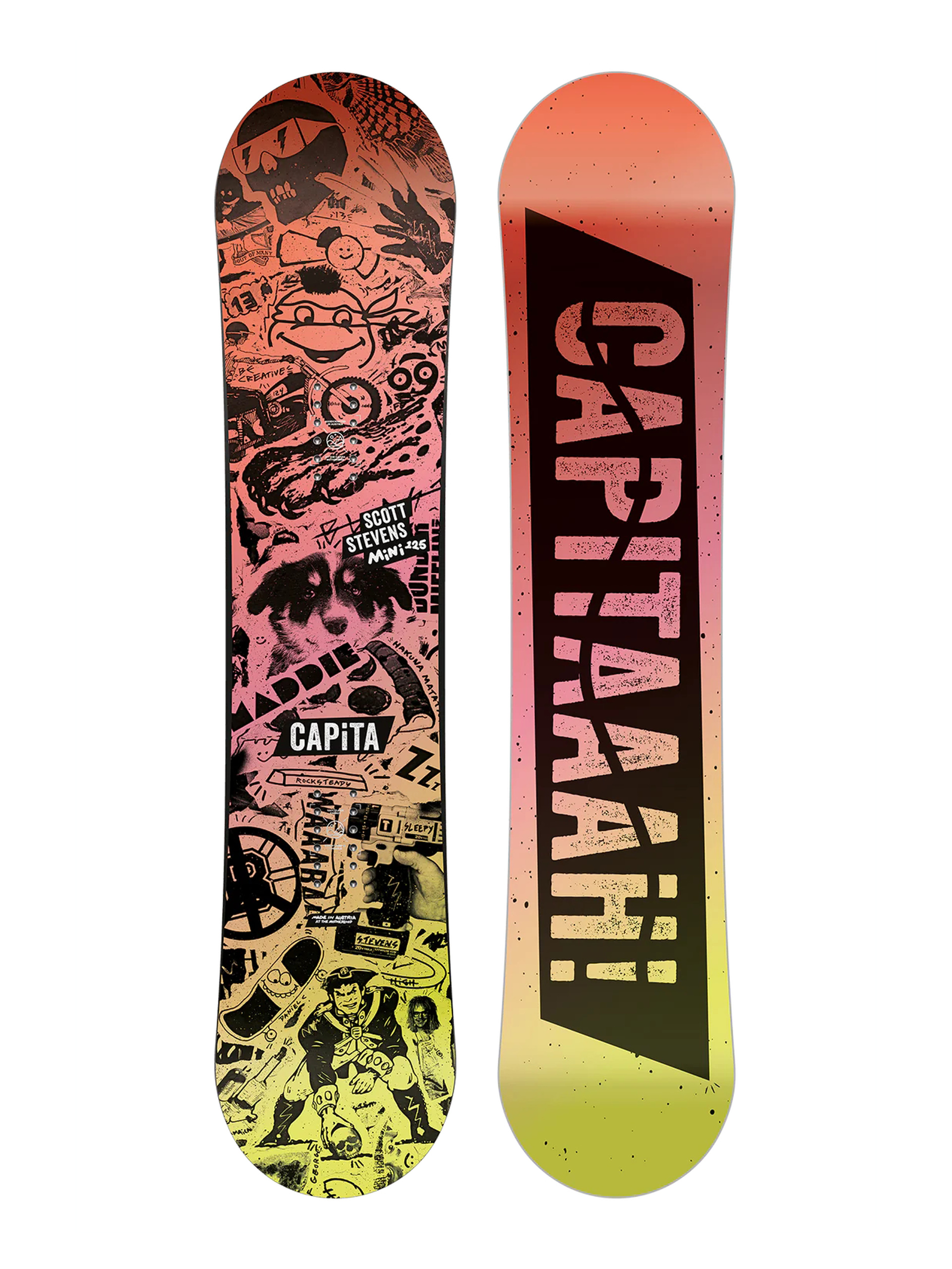 Capita Snowboard Scott Stevens Mini JR - red, yellow, multicolor (colour 1)