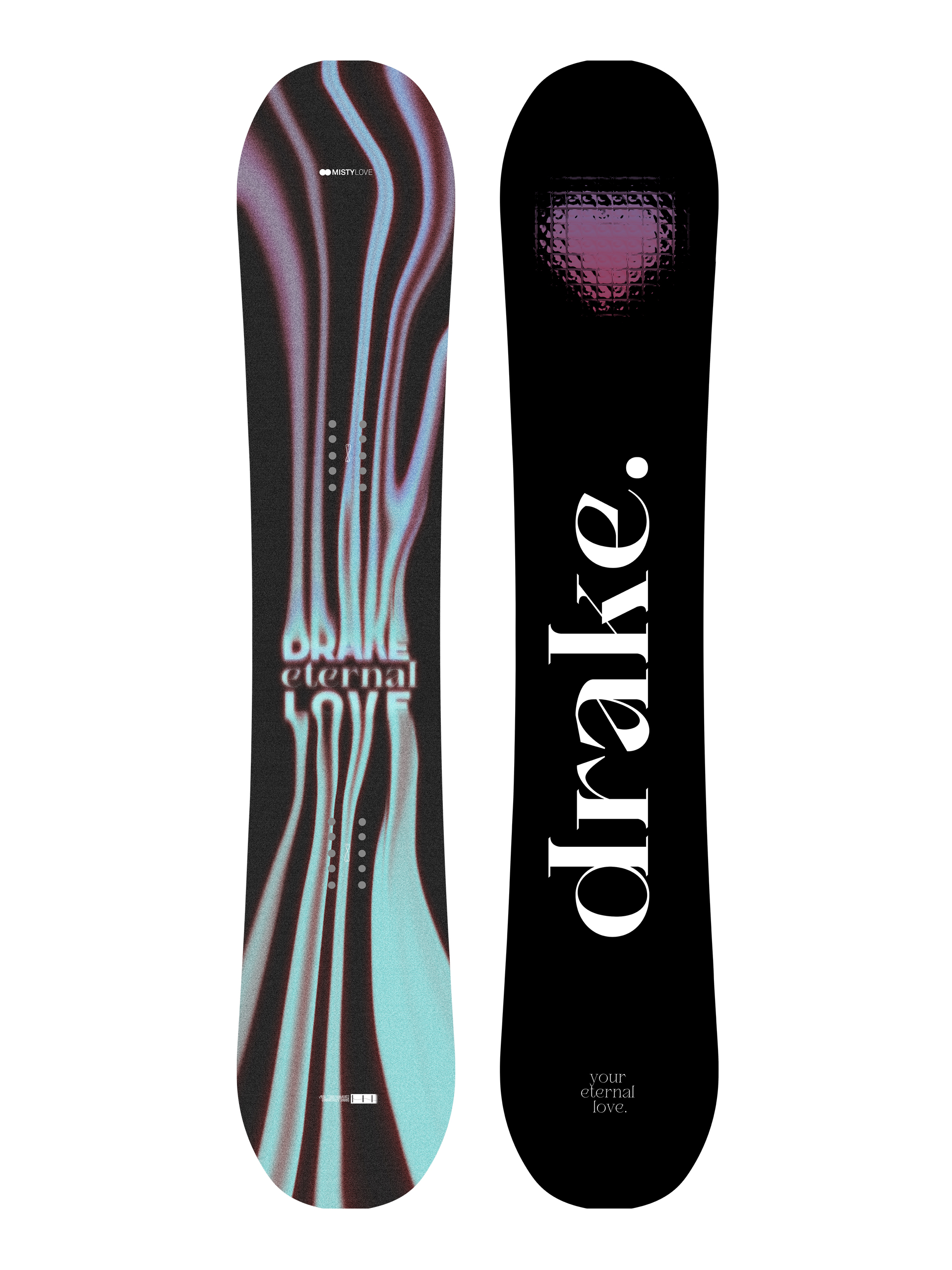 Drake Snowboard Misty Wmn - black, green, multicolor