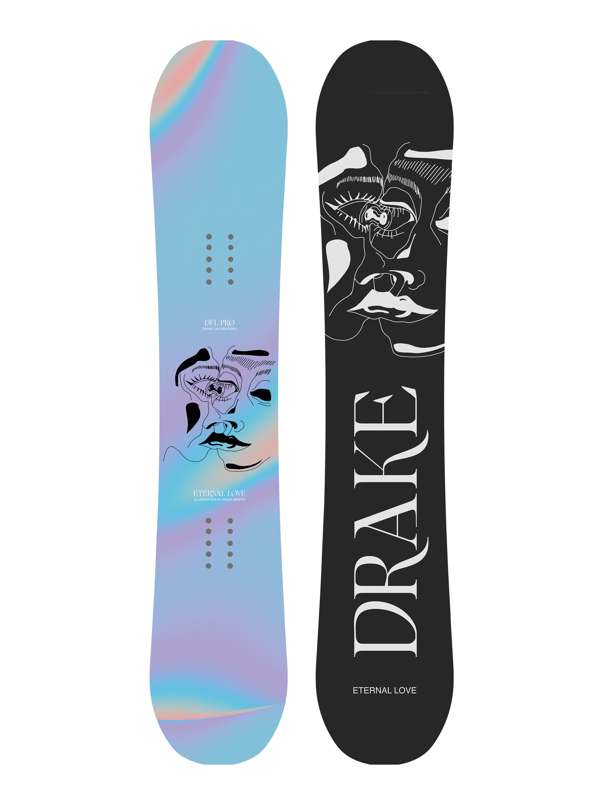 Drake Snowboard Dfl Pro Wmn - blue, multicolor