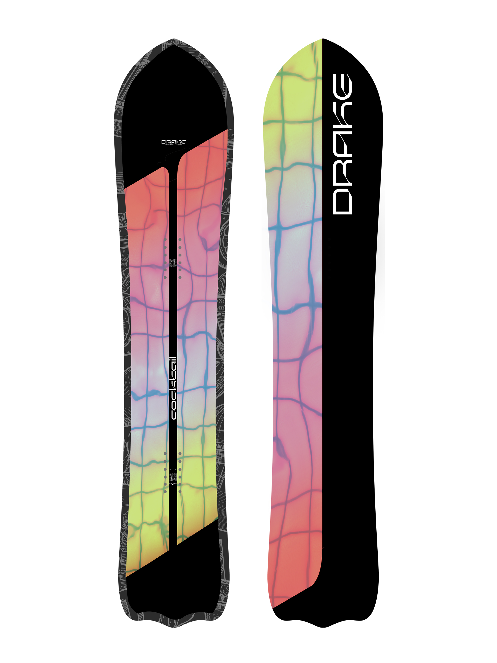 Drake Snowboard Cocktail - black, multicolor