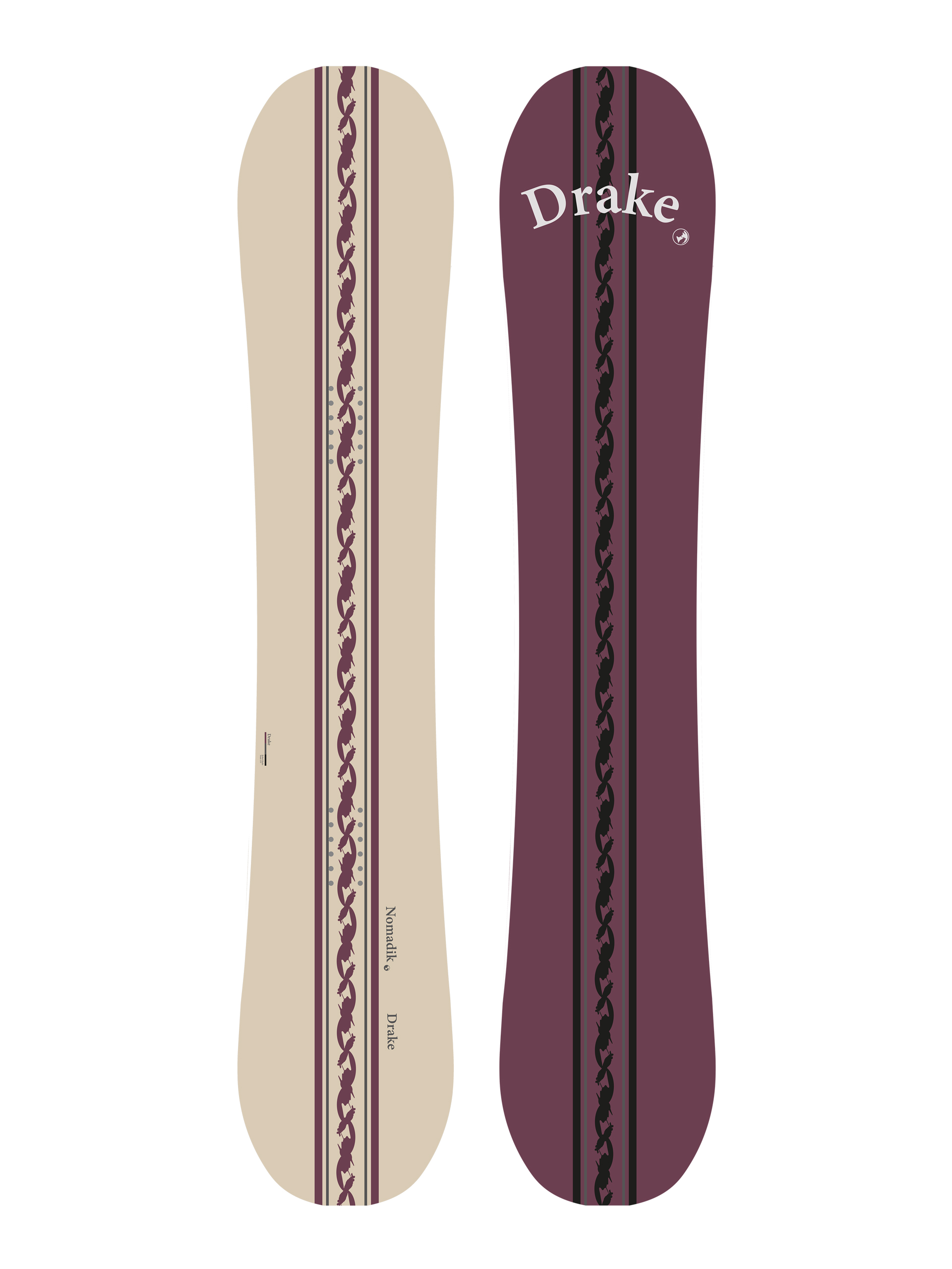 Drake Snowboard Team Kohei - burgundy, multicolor