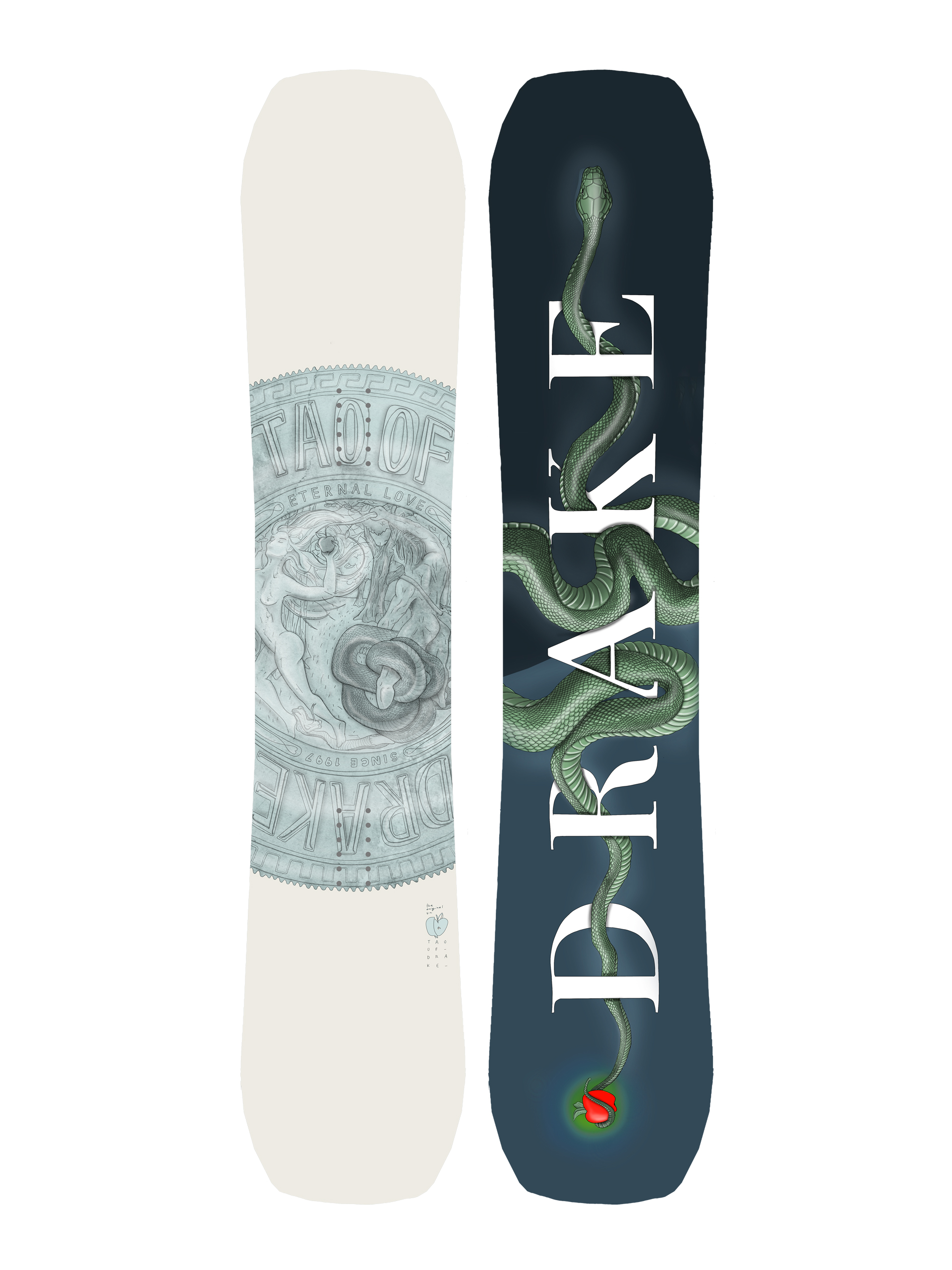 Drake Snowboard Tao Of Drake - white, multicolor