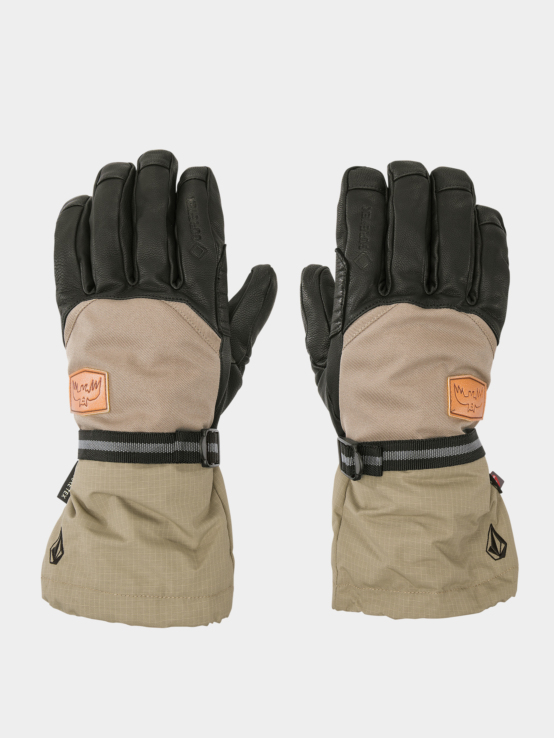 Volcom Gloves 91 Gore Tex - green (chestnut brown)
