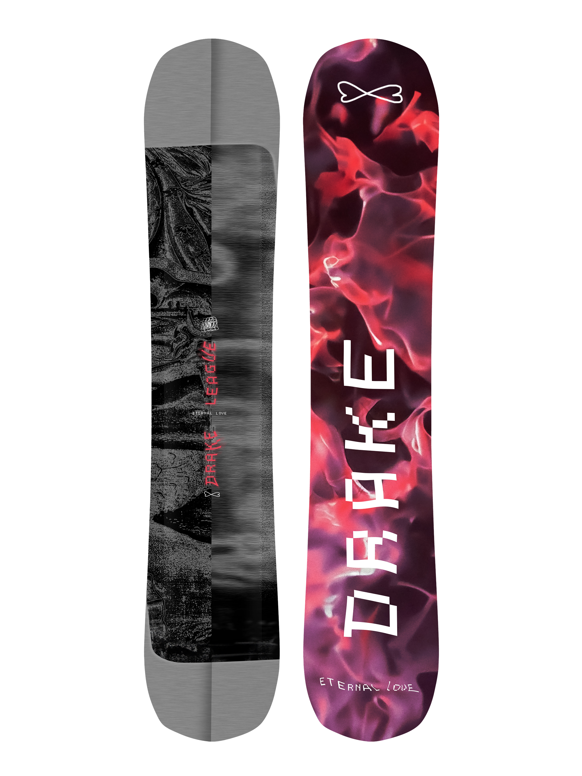Drake Snowboard League Wide - red, black