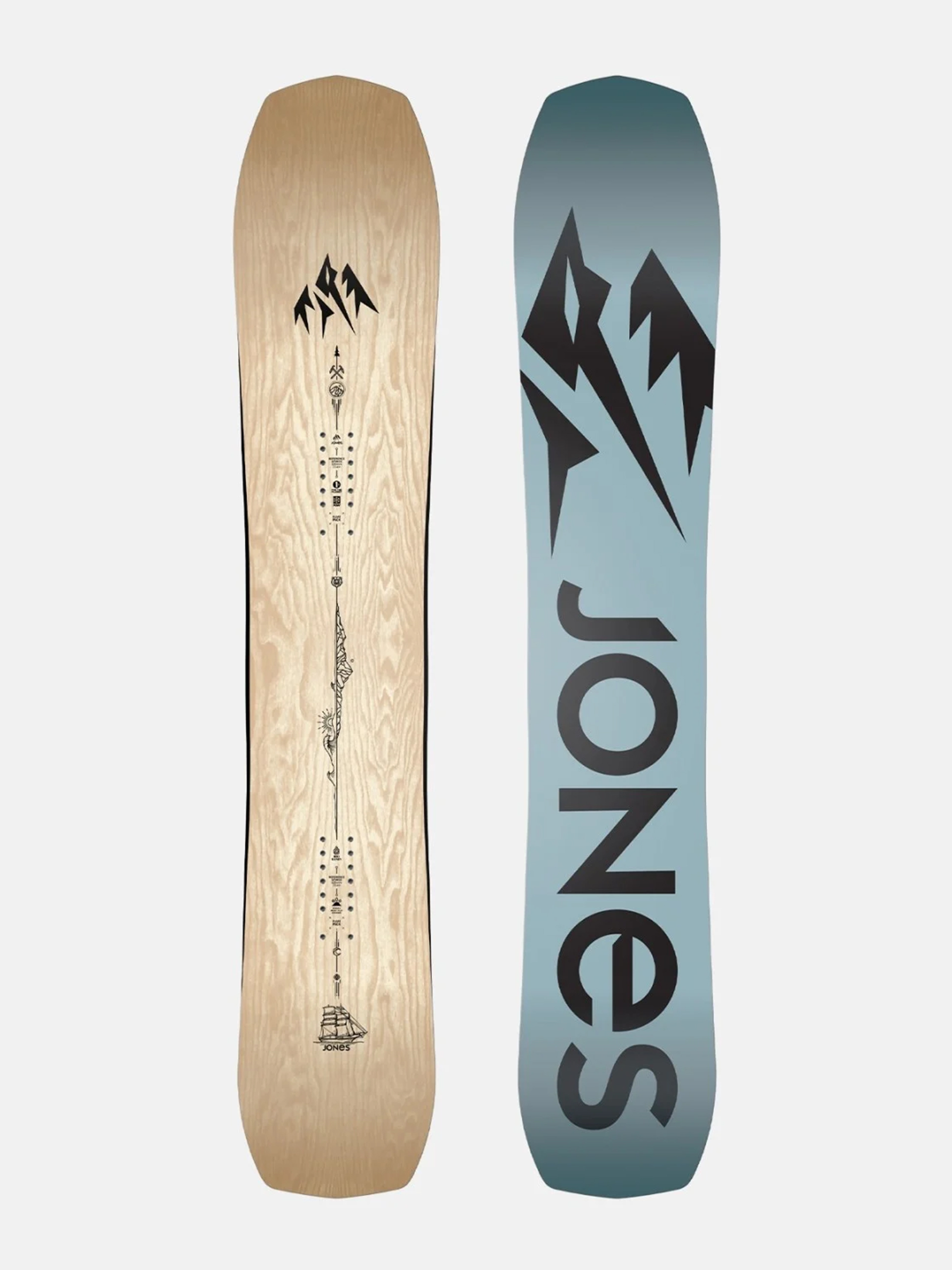 Jones Snowboards Snowboard Flagship - beige (blue/black)