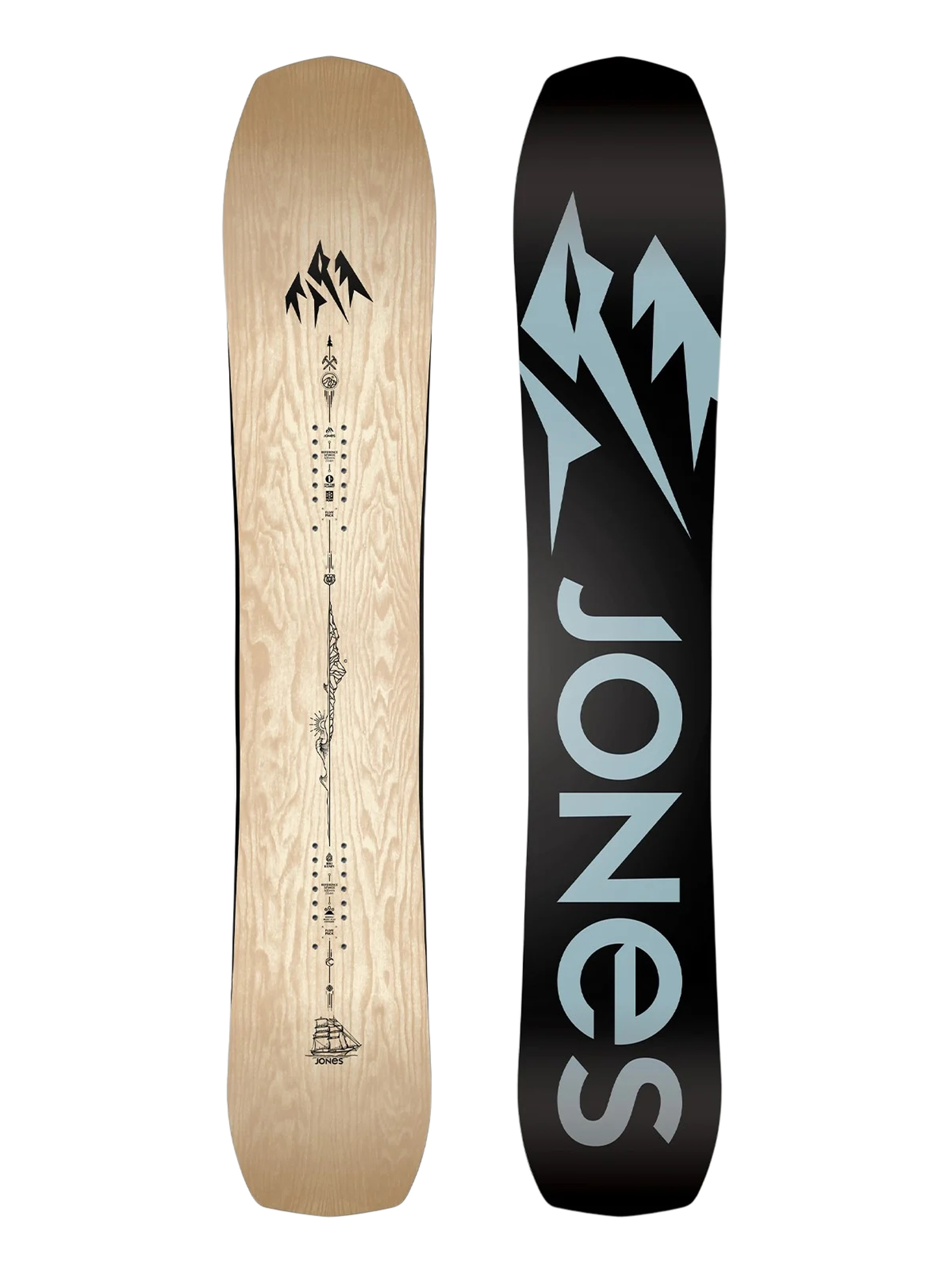 Jones Snowboards Snowboard Flagship - beige (black/blue)