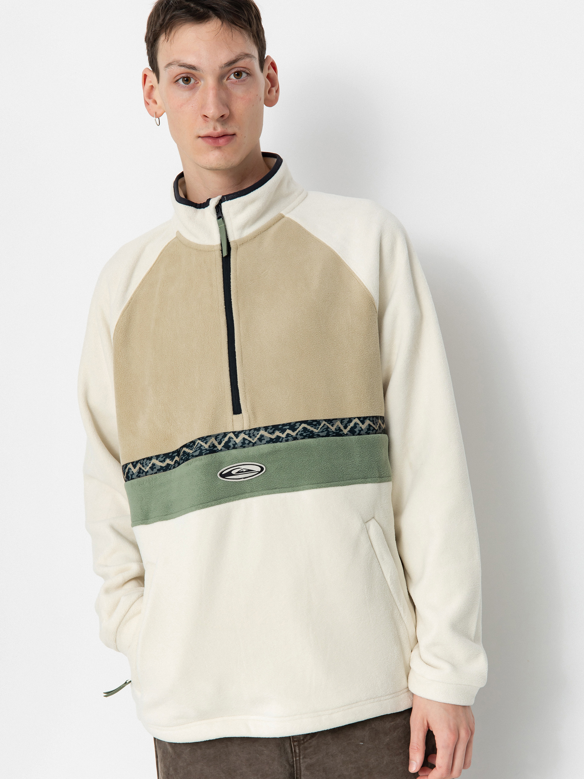Quiksilver Fleece Champagne Powder - white, beige (birch)
