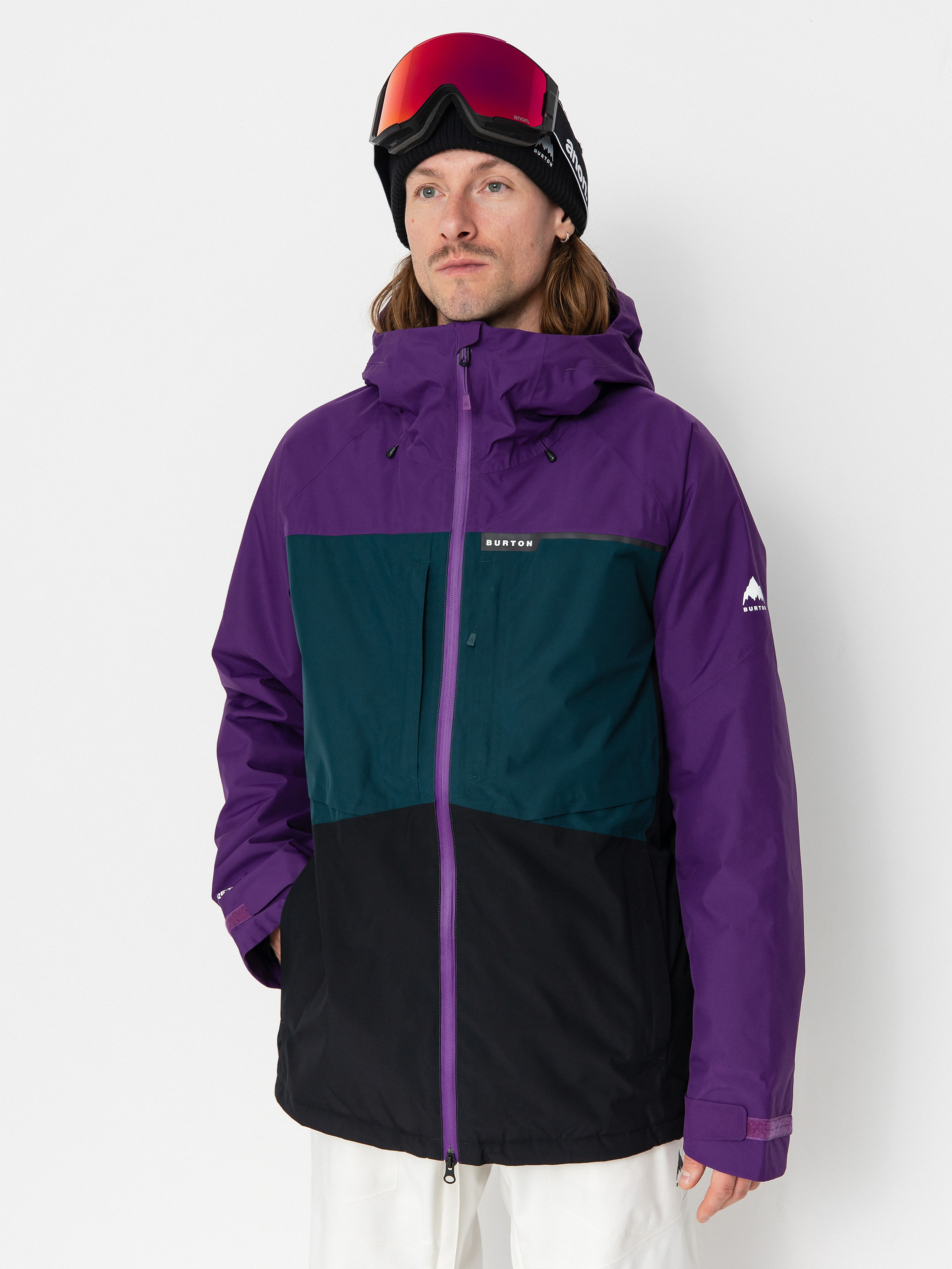 Burton Snowboard jacket Pillowline Gore Tex - violet (impprl/depemd/trublk)