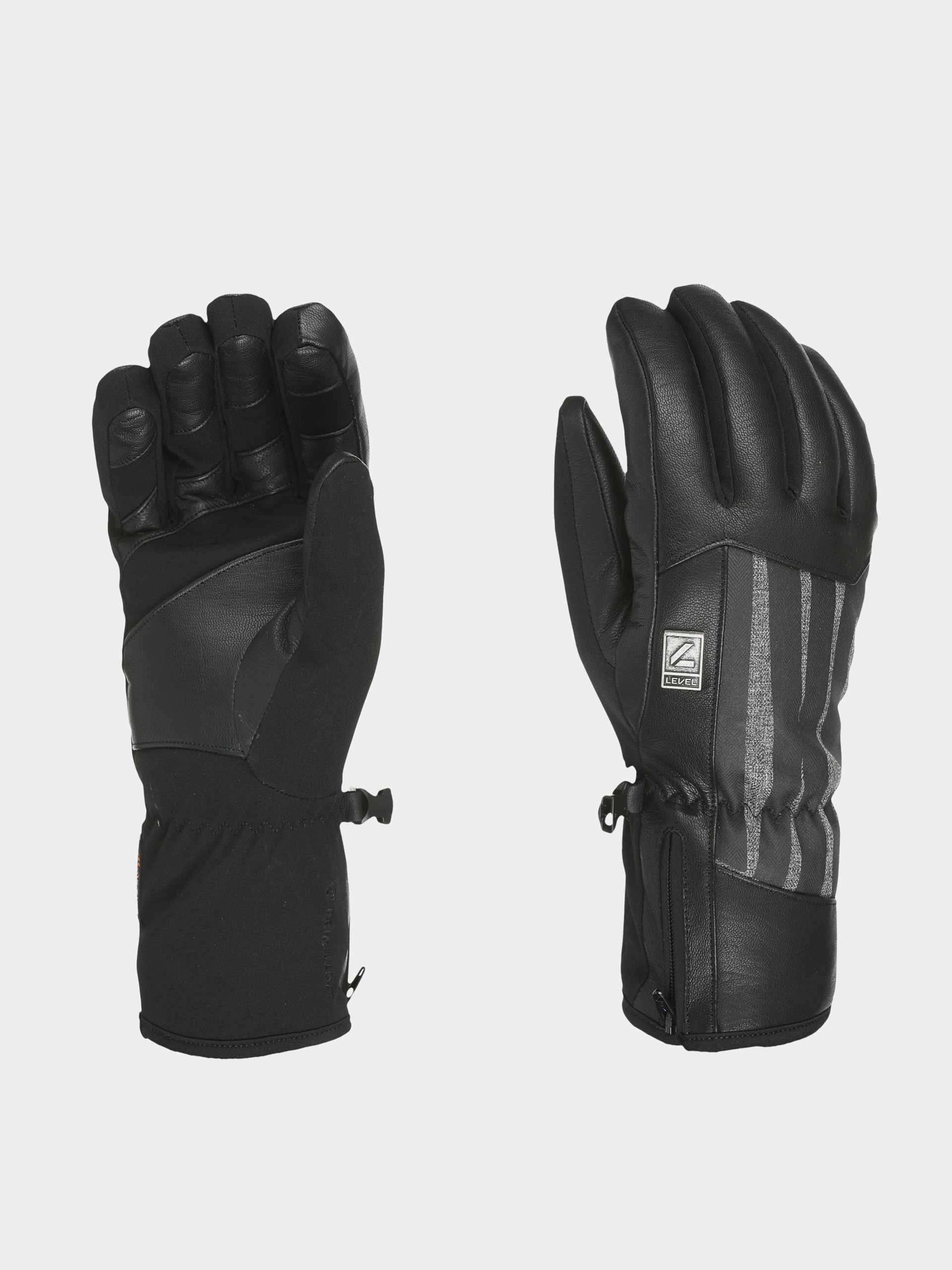 Level Gloves Peak - black (logos)