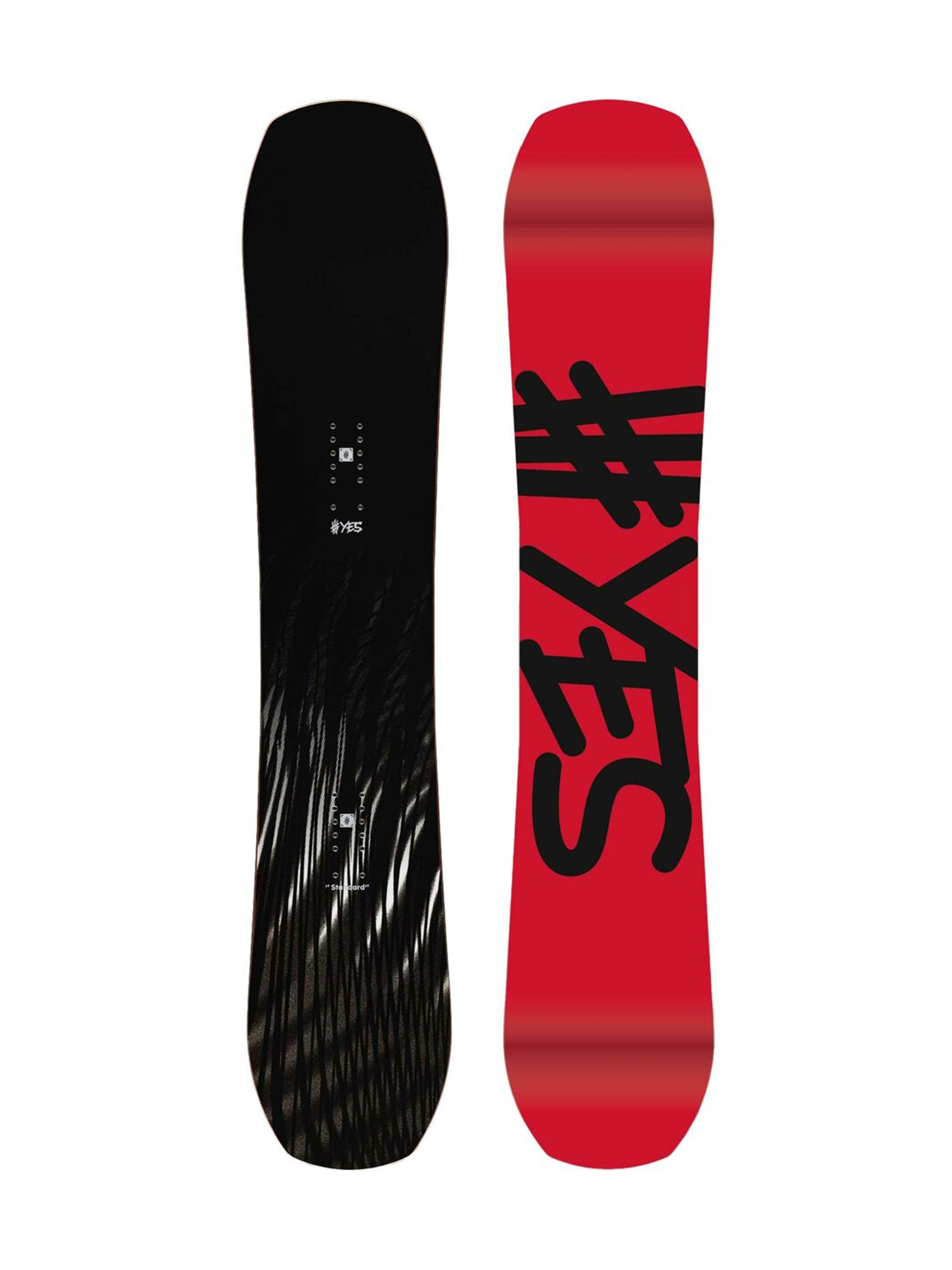 Yes Snowboard Standard - red, black (red/black)