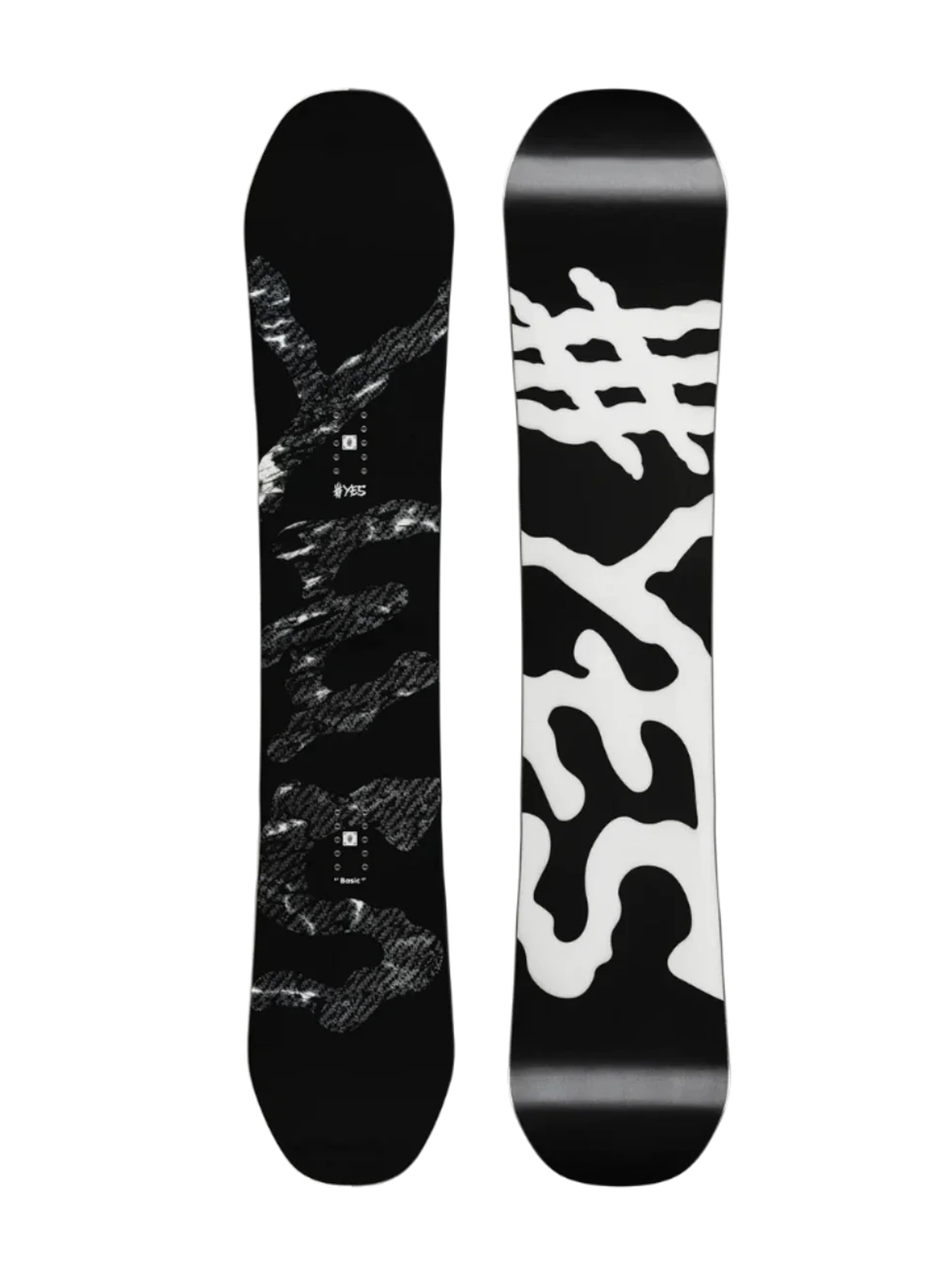 Yes Snowboard Basic - white, black (black/white)