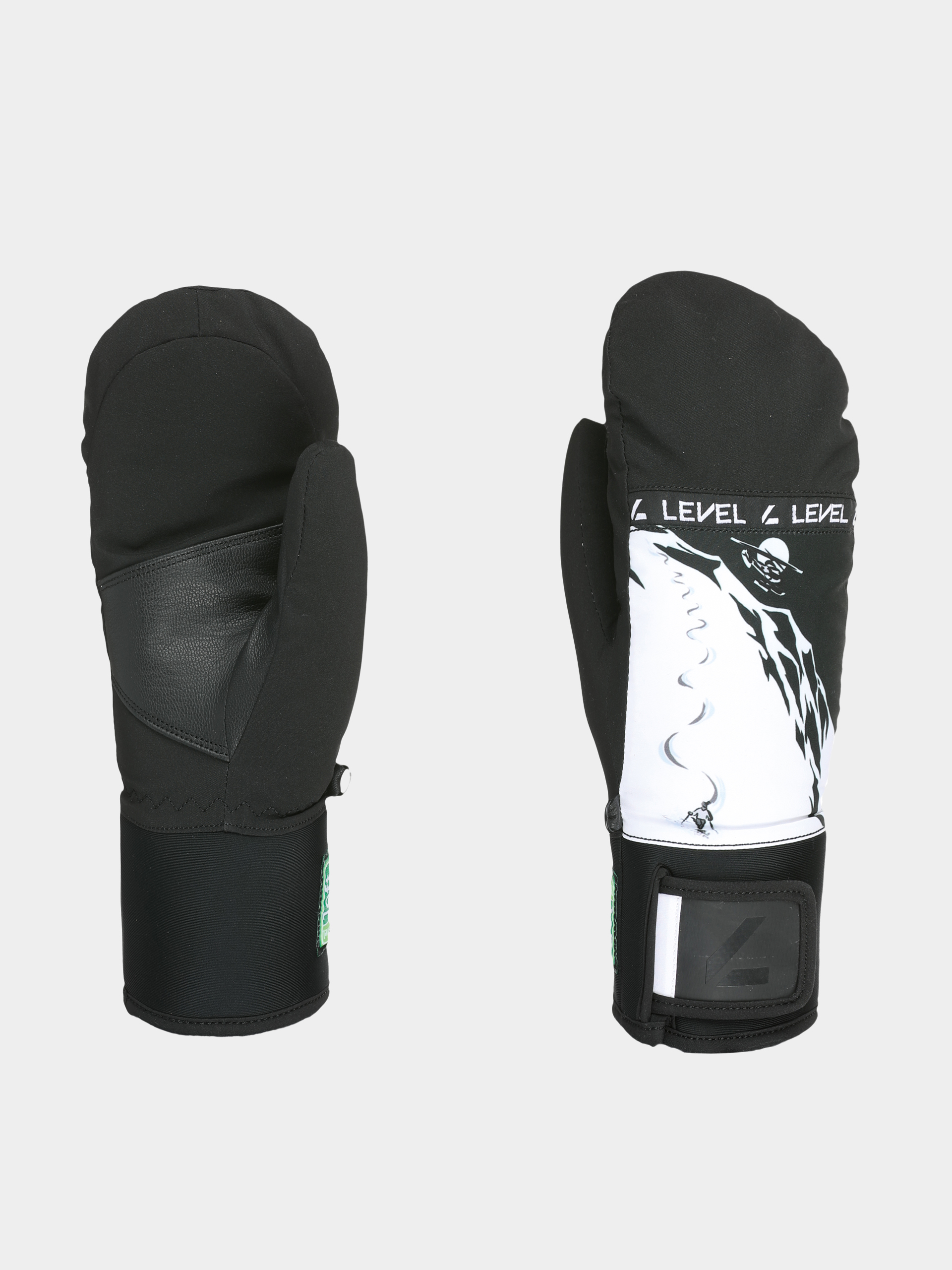 Level Gloves Comet Jr JR - black (pk white)