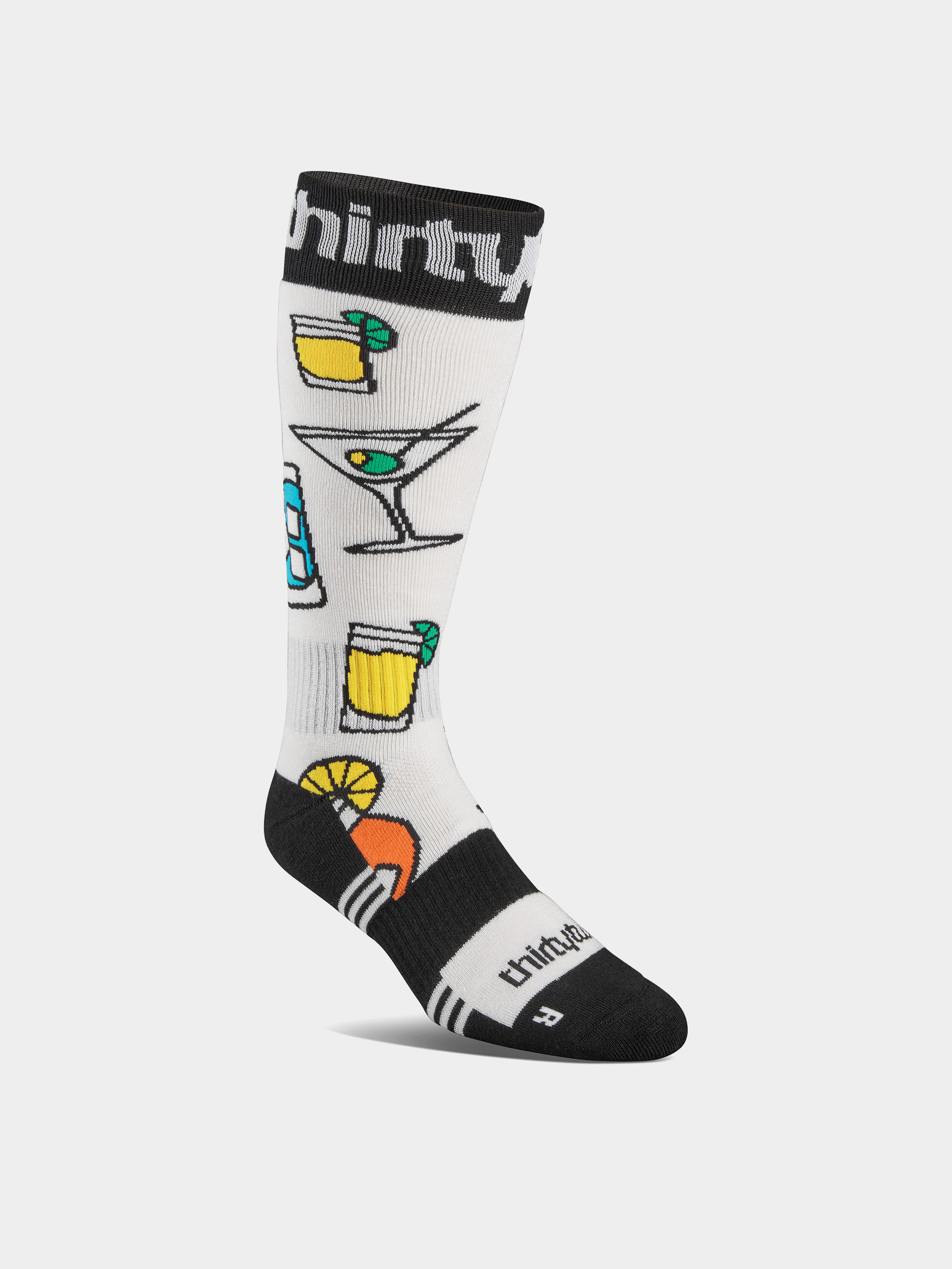 ThirtyTwo Socks Double - multicolor (white/black)