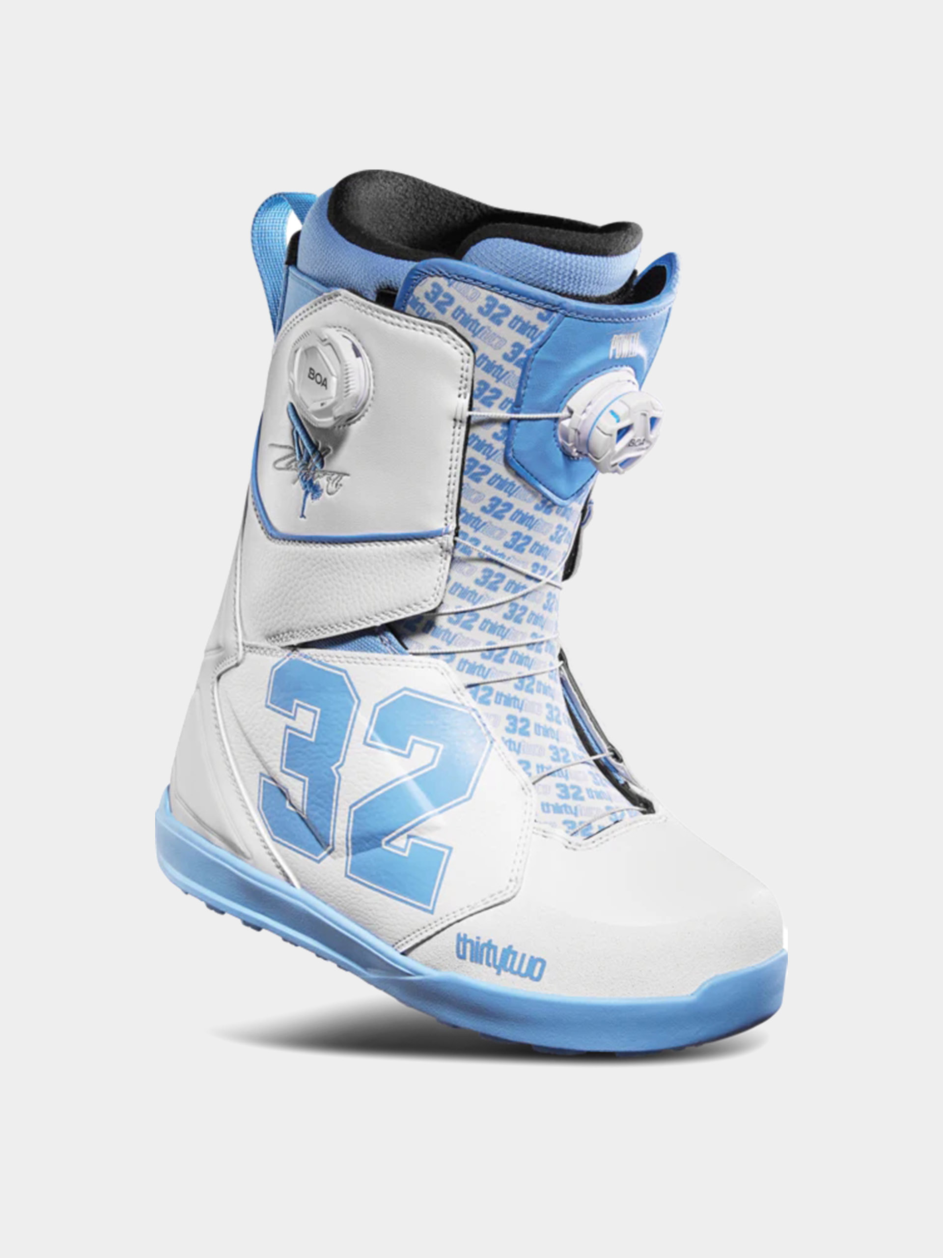 ThirtyTwo Snowboard boots Lashed Double Boa Powell - white, blue (white ...