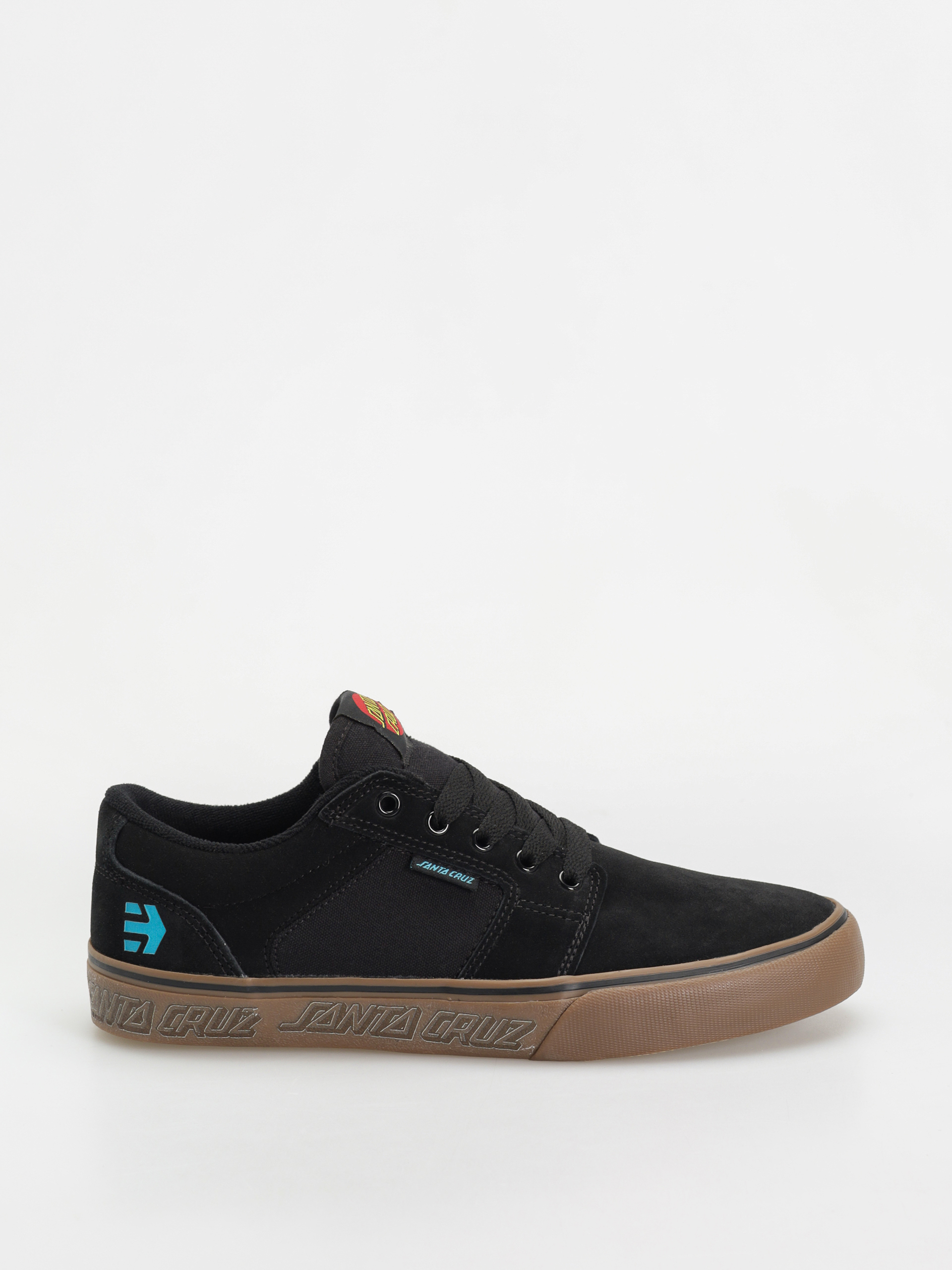 Etnies Shoes Barge Ls X Santa Cruz - black (black/gum)