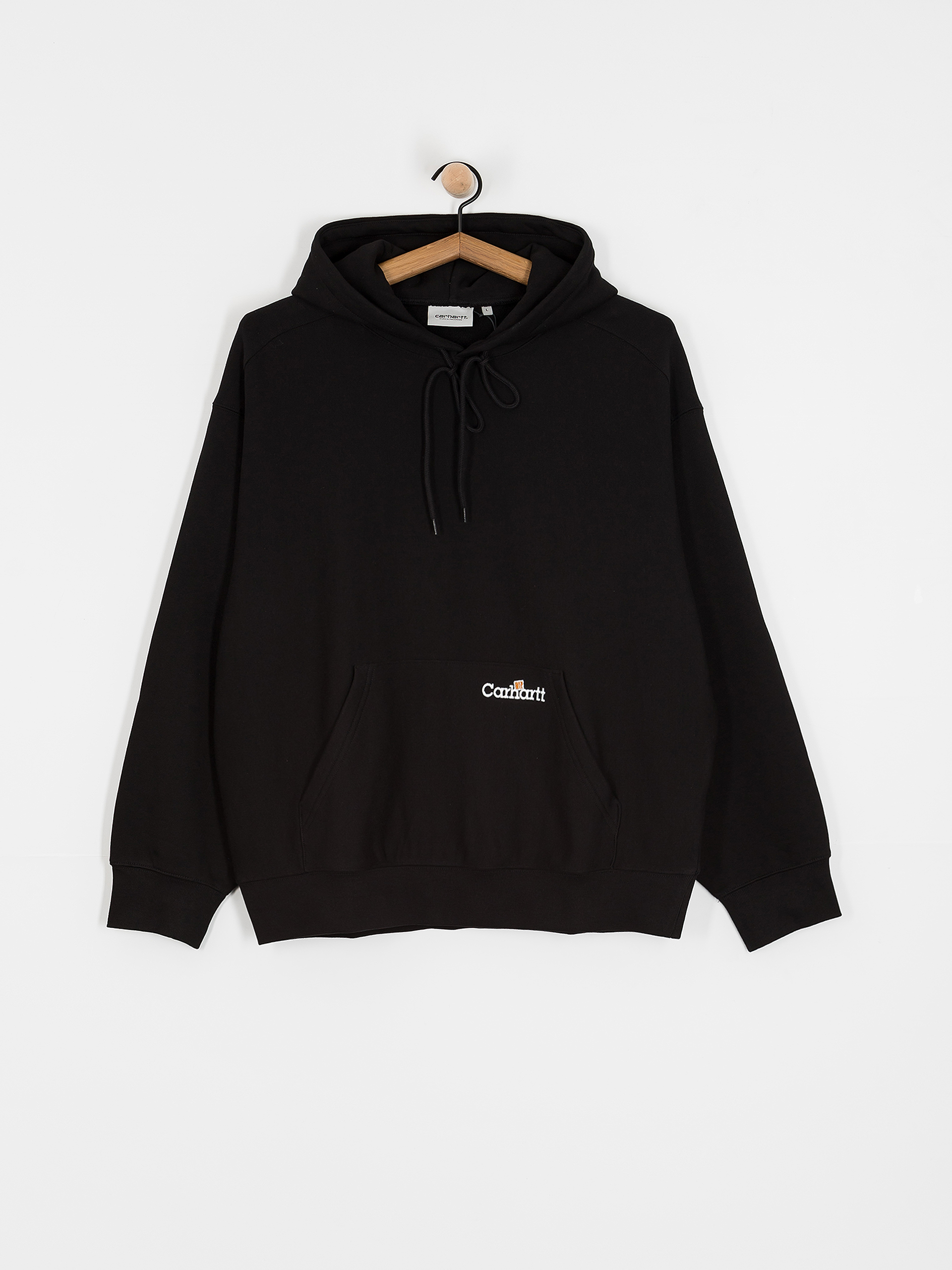 Carhartt WIP Label Script HD Hoodie - black (black)