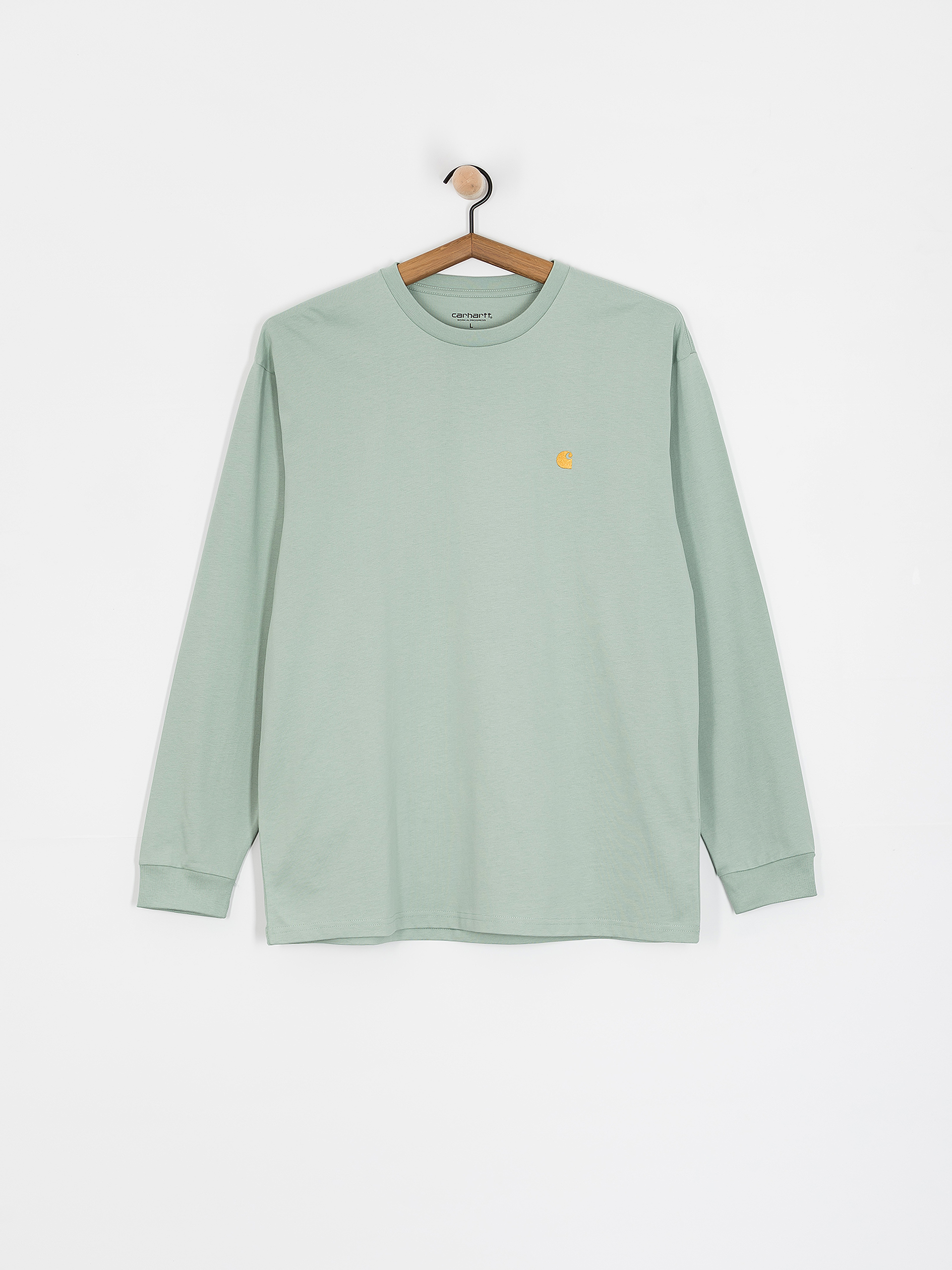Carhartt WIP Chase Longsleeve - green (frosted green/gold)