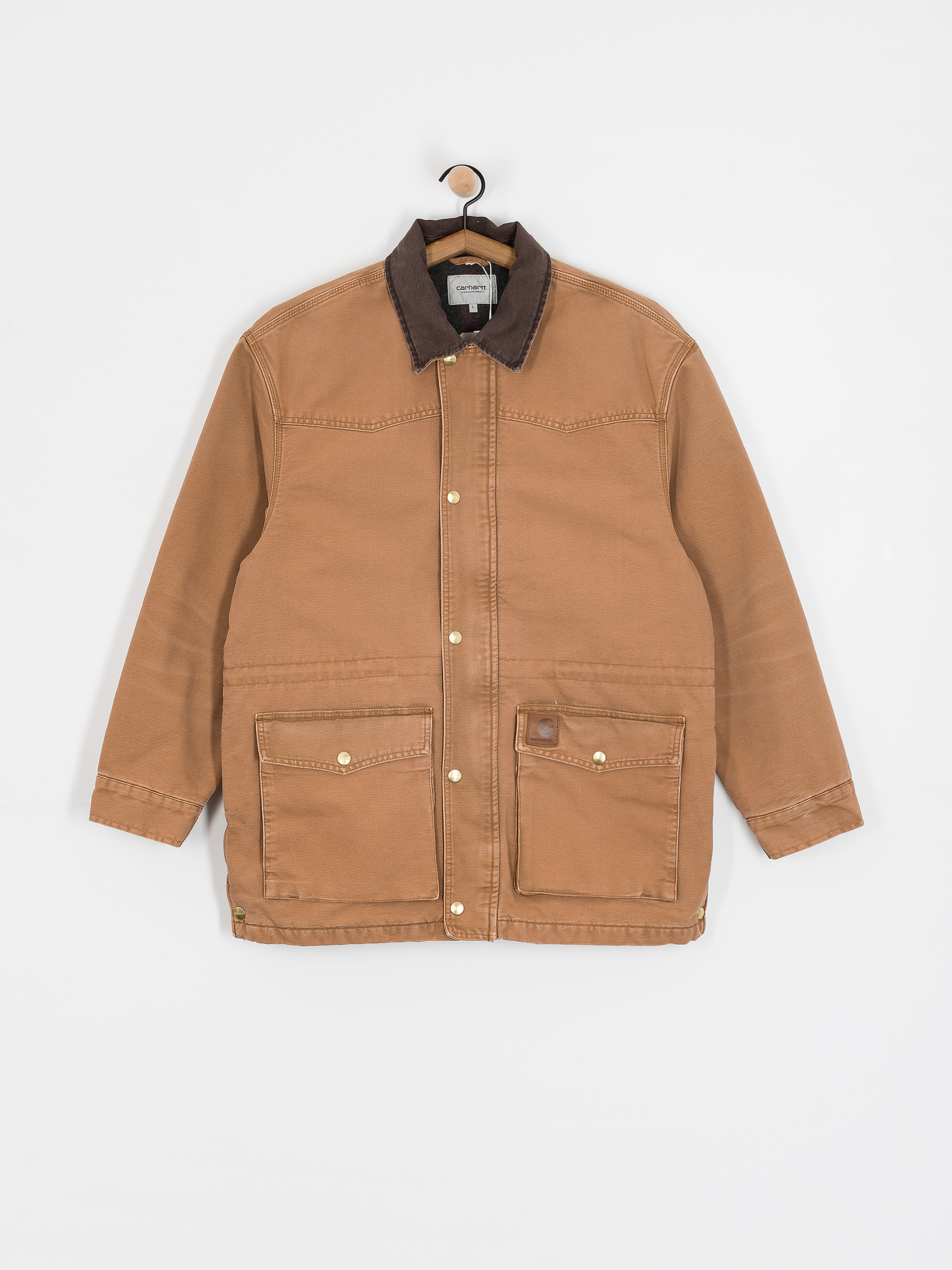 Carhartt WIP OG Santa Fe Coat Jacket - brown (hamilton brown/tobacco)