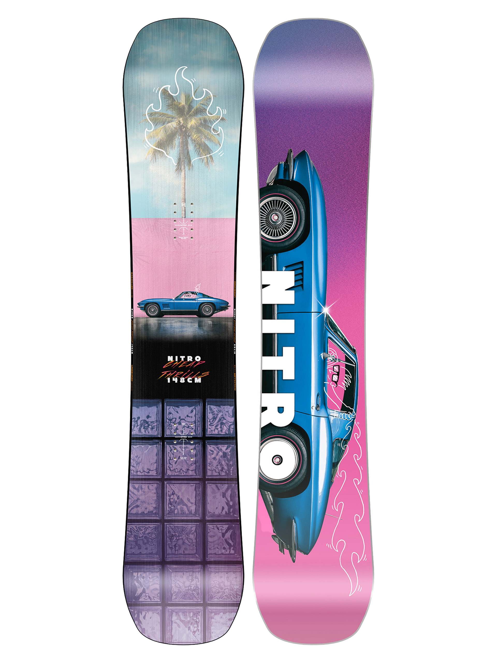 Nitro Snowboard Cheap Trills - violet