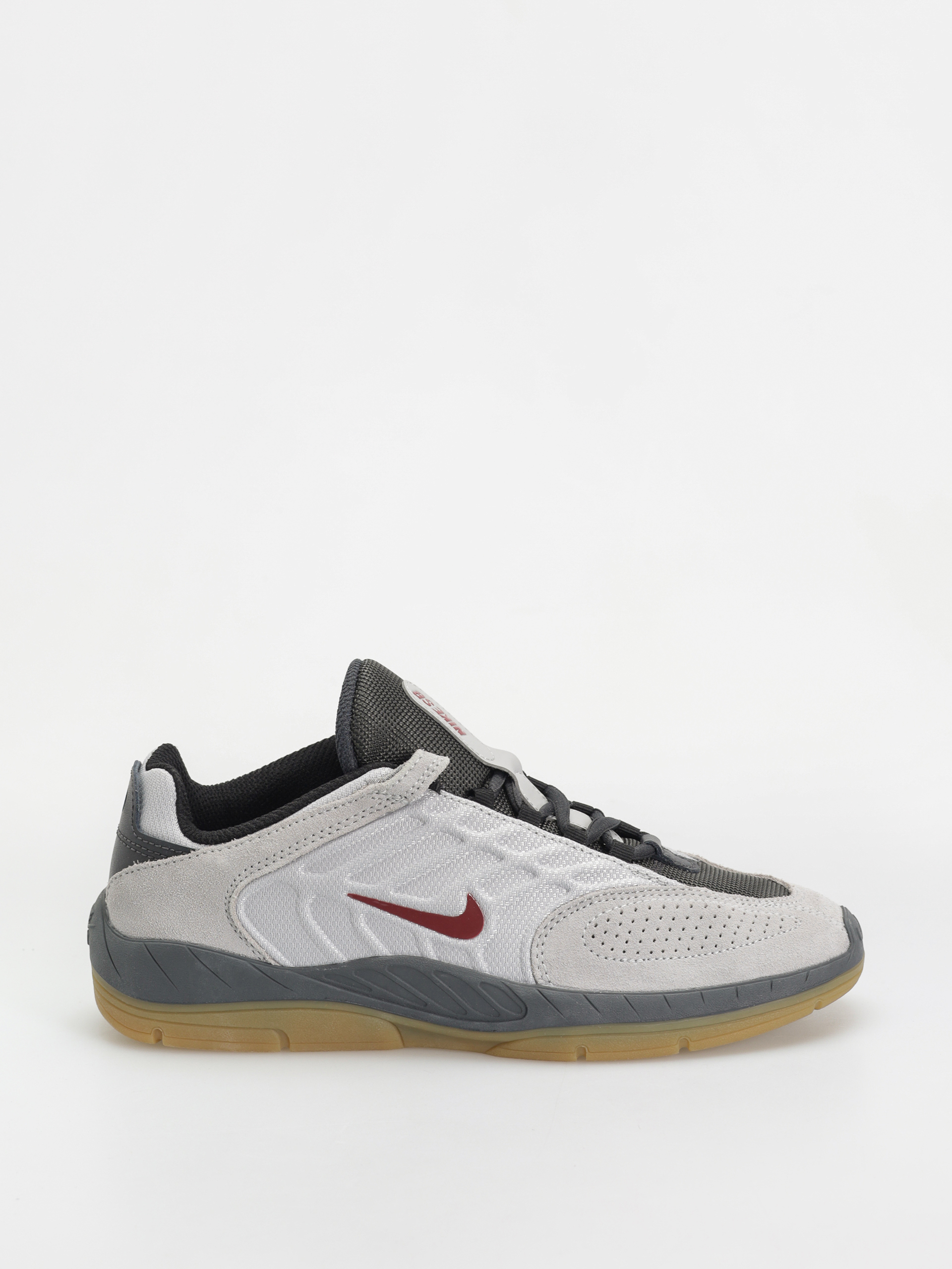Nike SB Vertebrae Shoes - grey (lt smoke grey/dark team red)