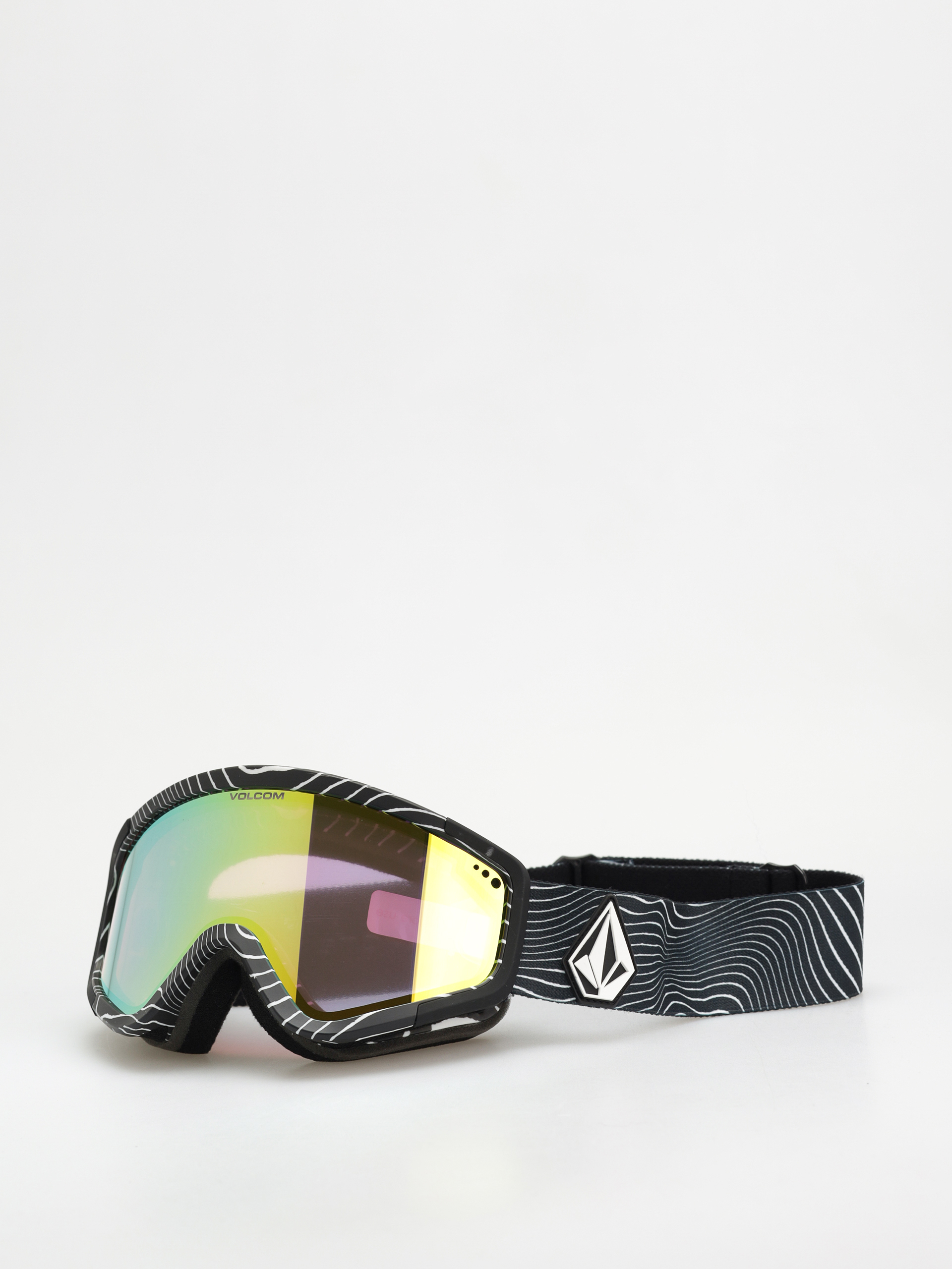 Volcom Attunga Goggles - black (op art/gold chrome+bl rose)