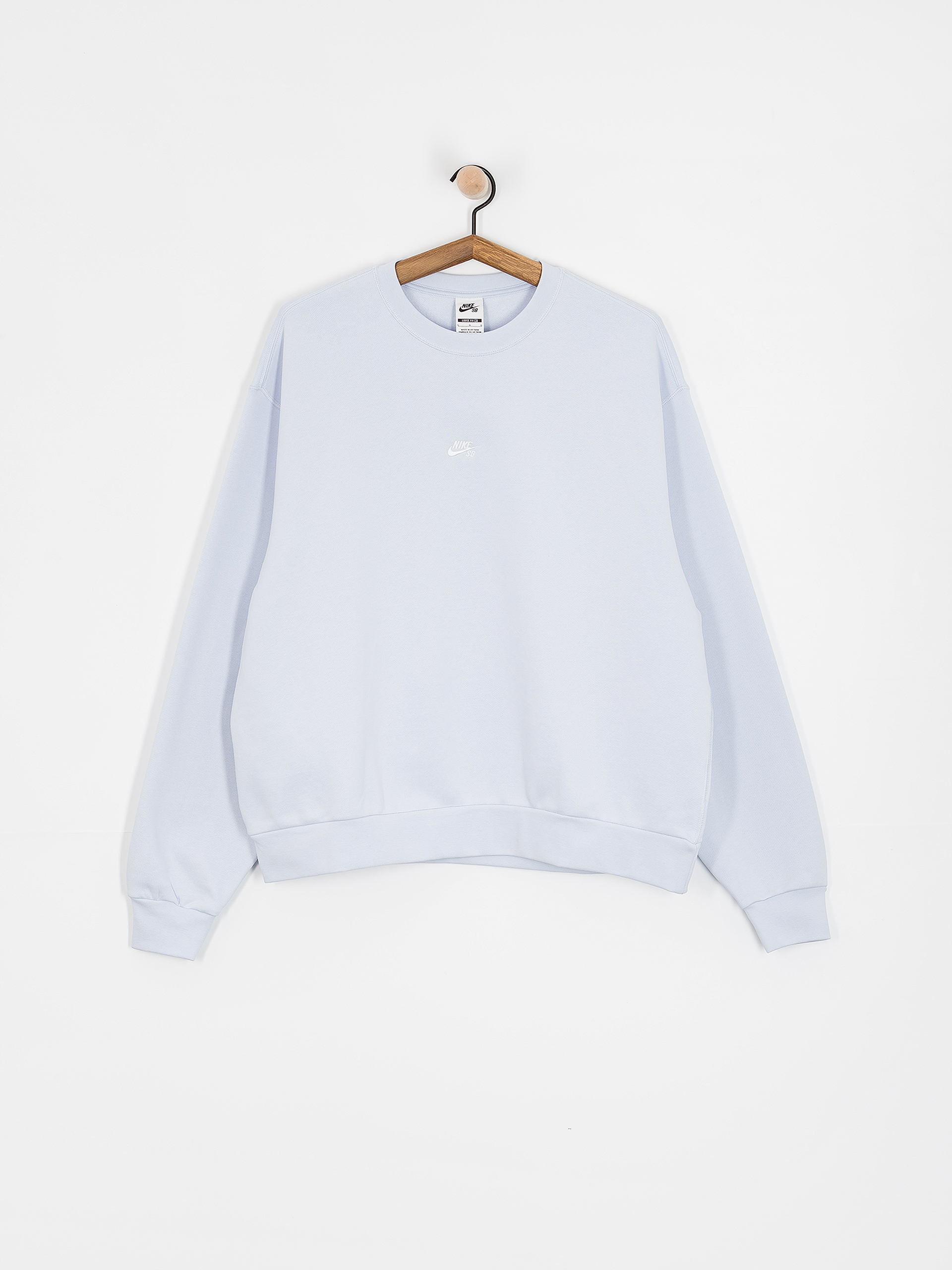 Nike SB Essential Logo Crew Sweatshirt - blue (football grey/white)