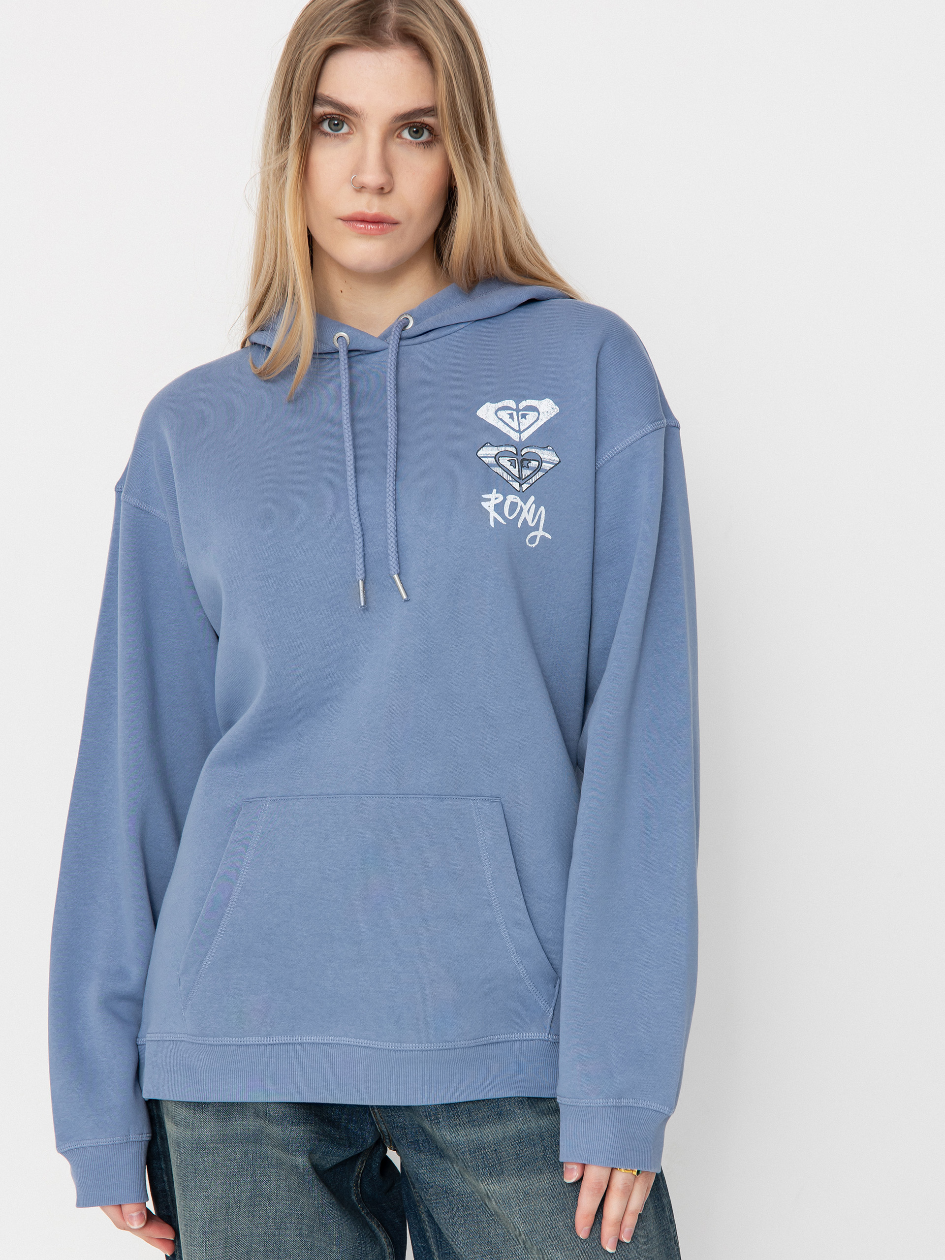 Roxy Surf Stoked Brushed A HD Wmn Hoodie - violet (infinity blue)
