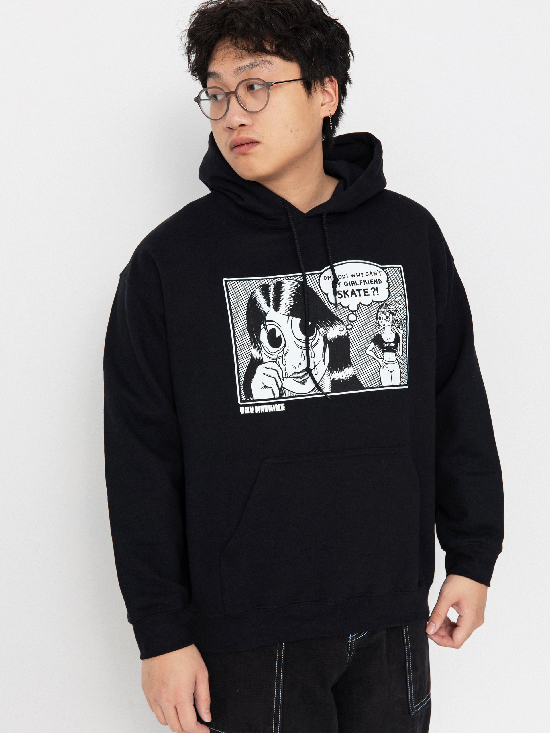 Thrasher X Toy Machine Girlfriend HD Hoodie - black (black)