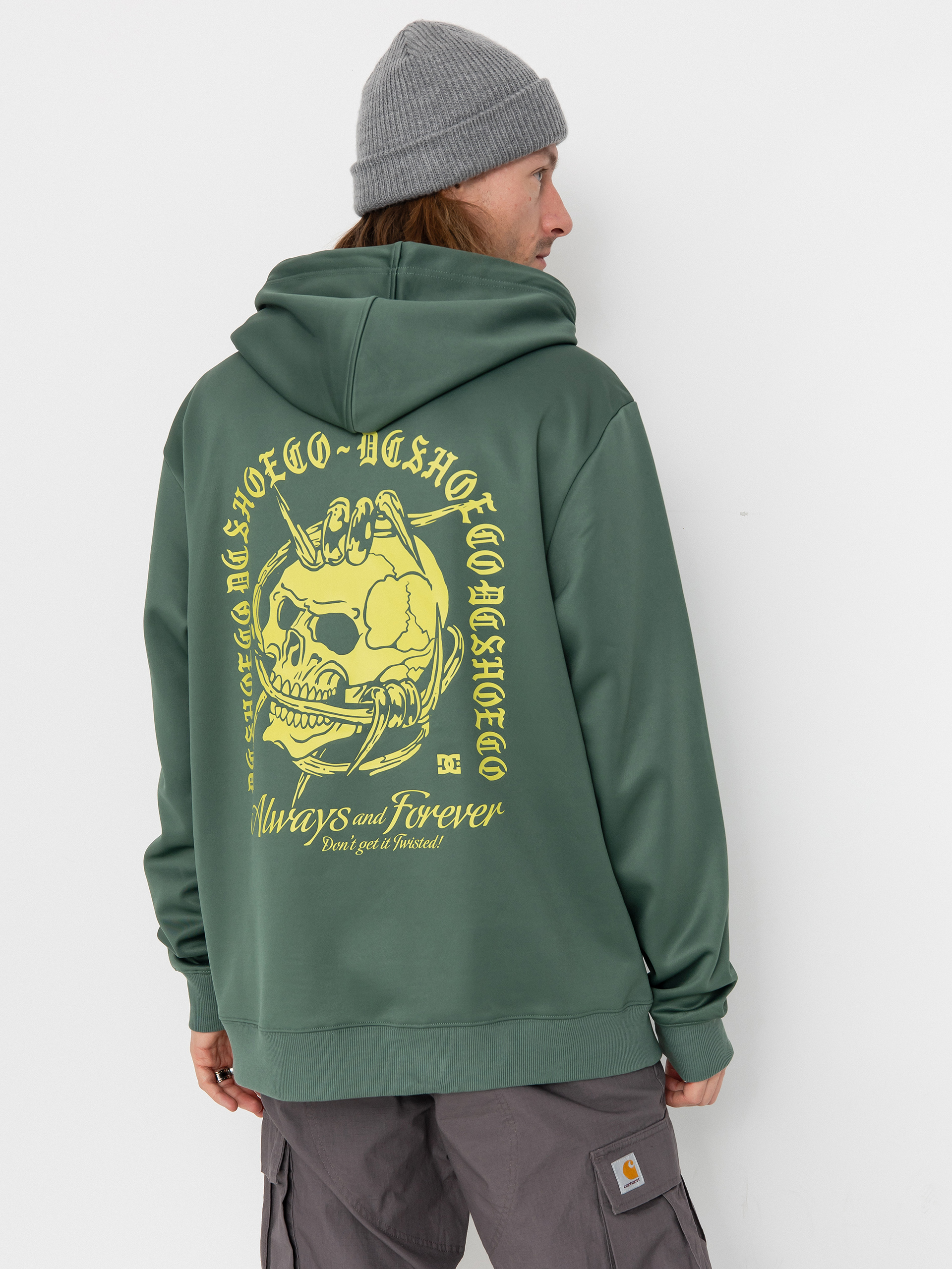 DC Active sweatshirt Twisted - green (dark forest)