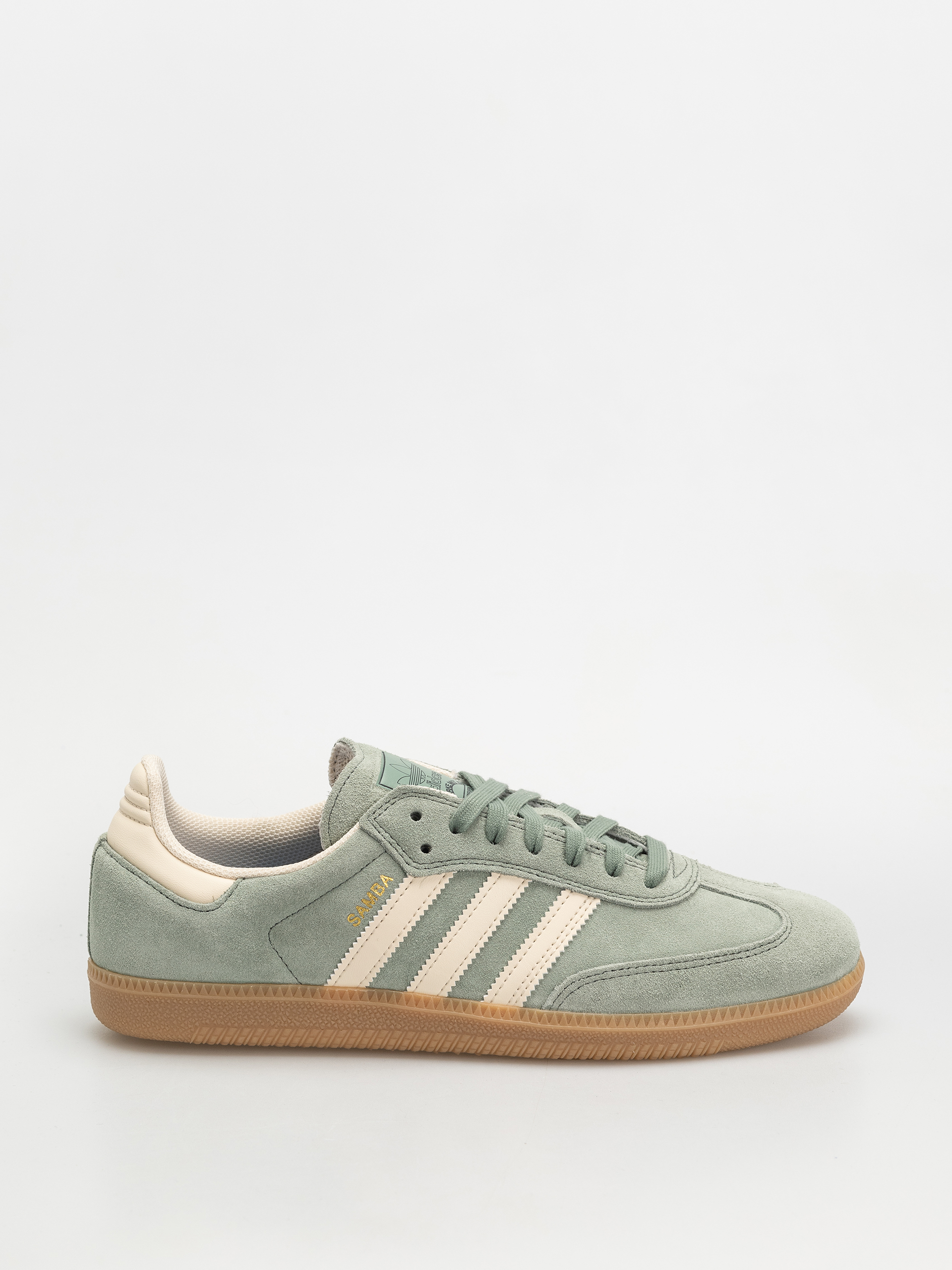 adidas Samba Adv Shoes - green (silgrn/wonwhi/goldmt)