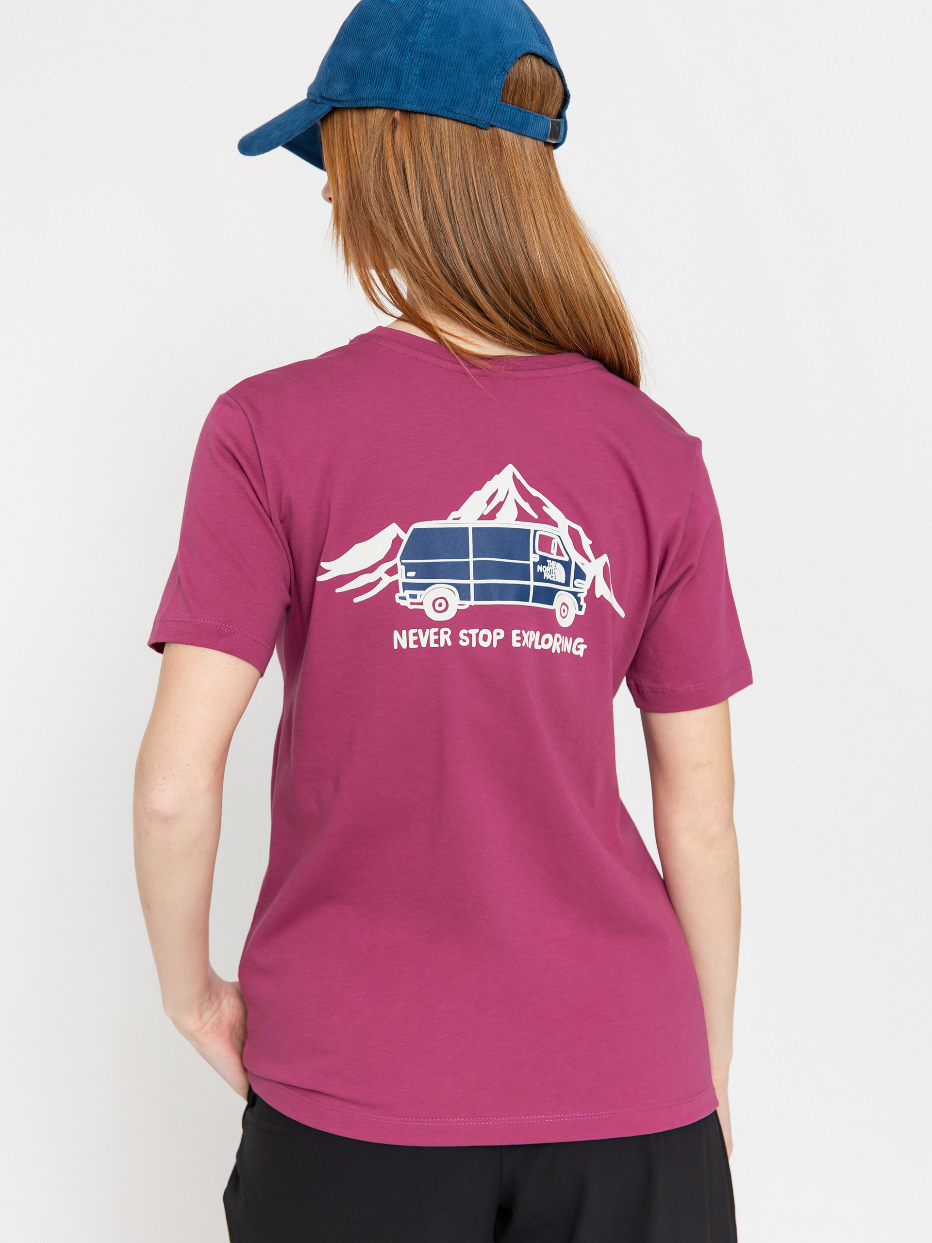 The North Face Outdoor Graphic Wmn T-Shirt - pink (cyber berry)