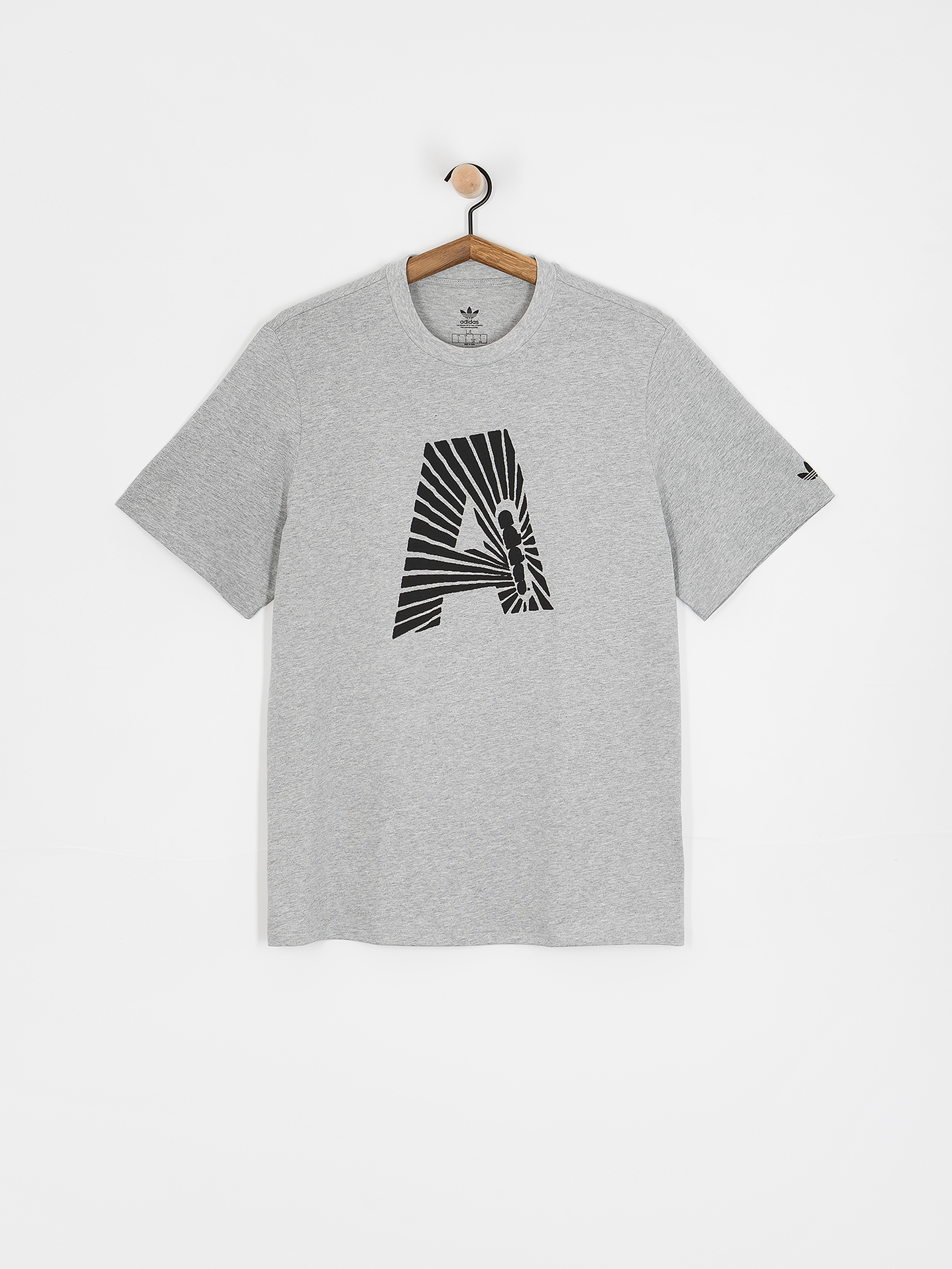 adidas Adi A Skate T-Shirt - grey (mgreyh/black)