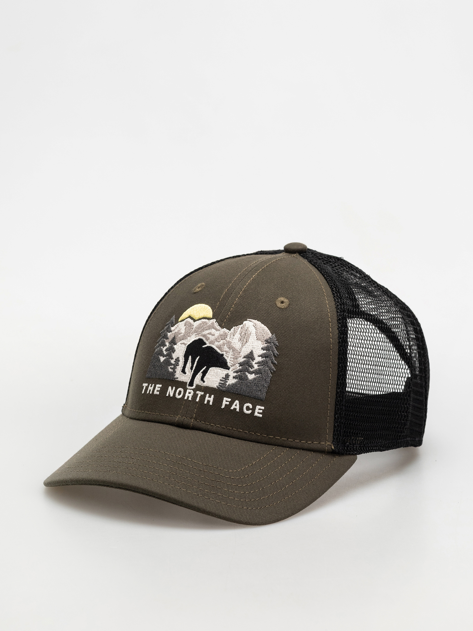 The North Face Embroidered Mudder Trucker Cap - green (new taupe green ...