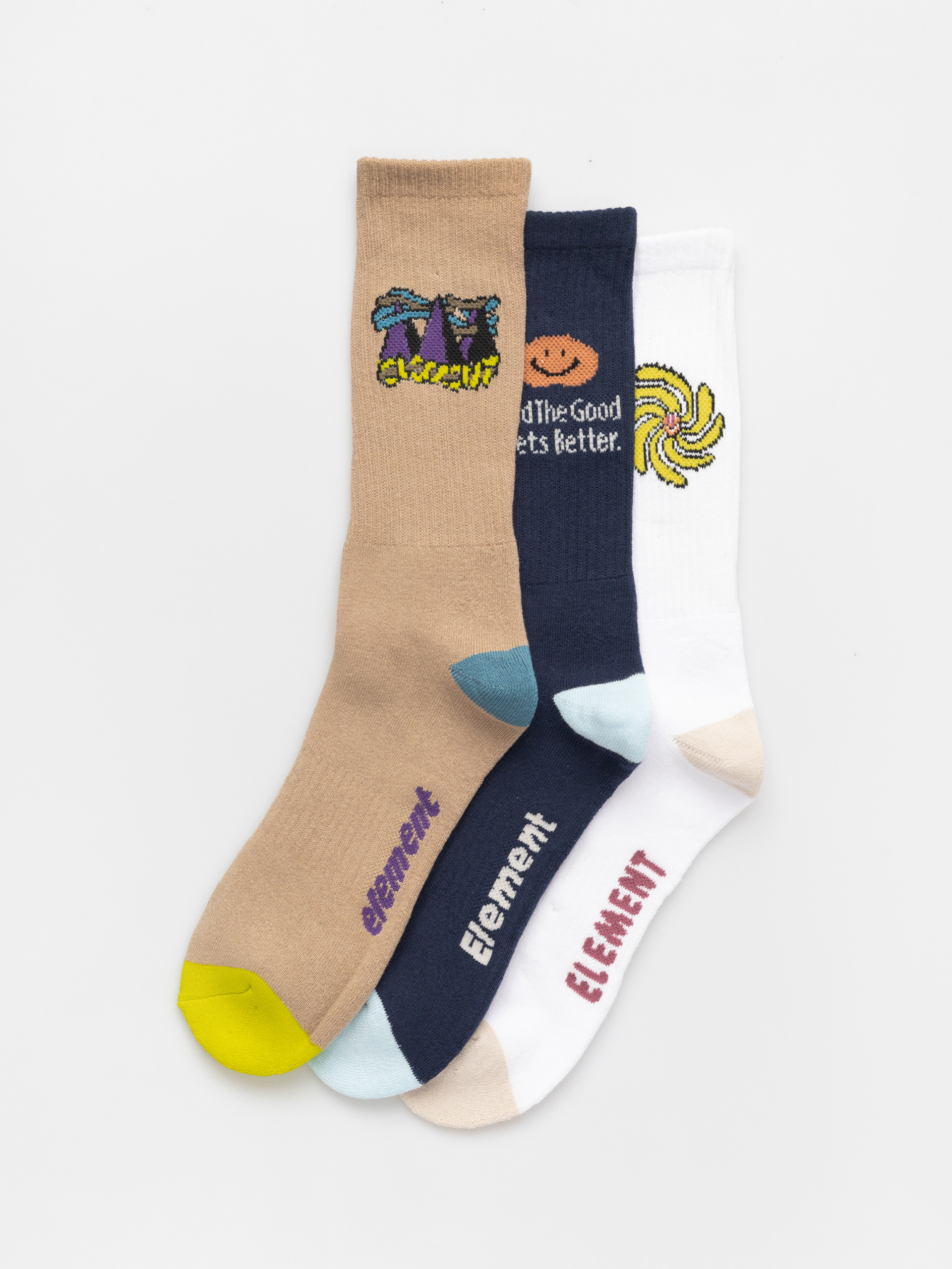 Element Mirage Socks 3Pk Socks - multicolor (multicolor)
