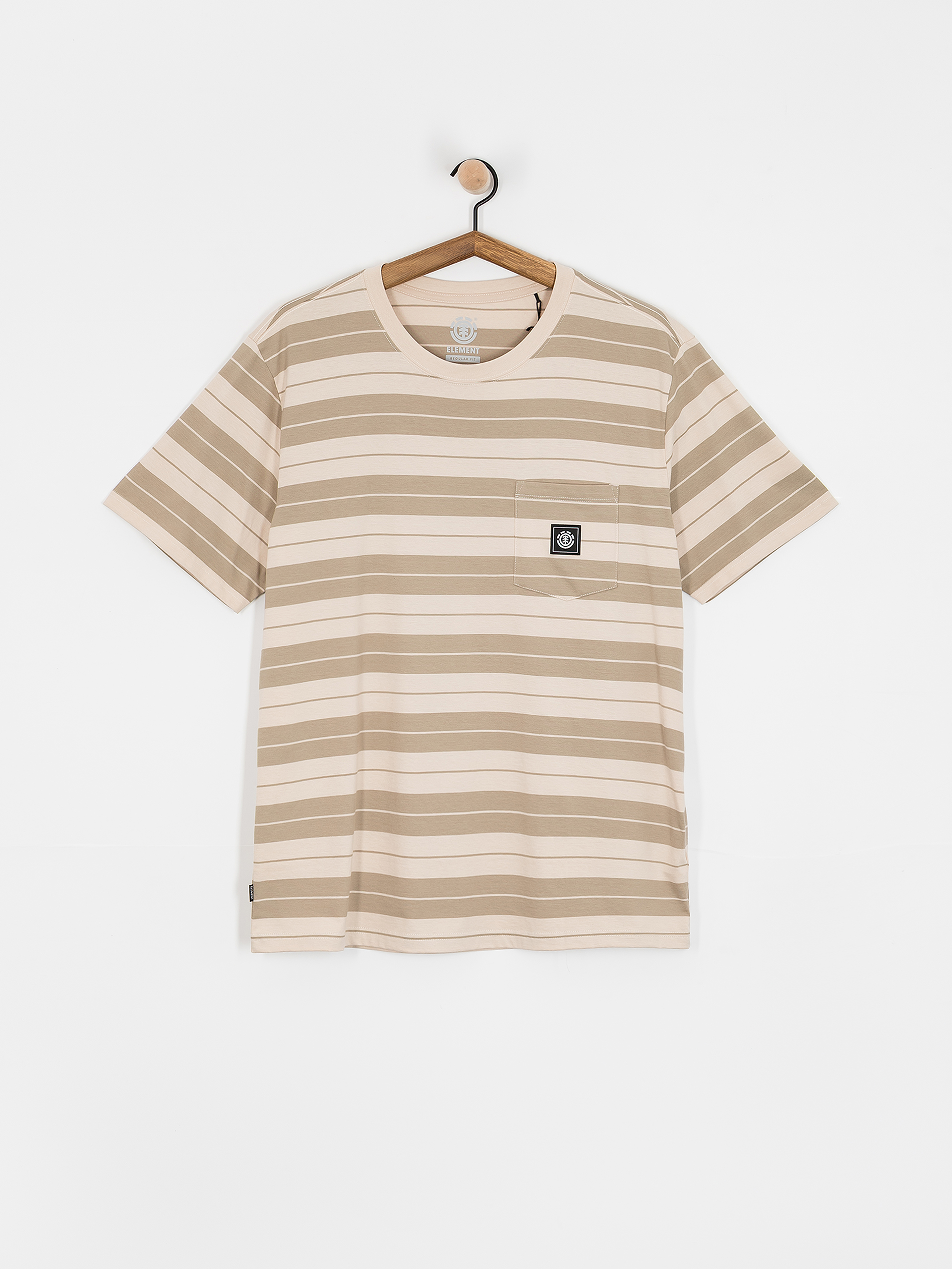 Element Basic Pocket Label T-Shirt - silver (oat milk/aluminium)