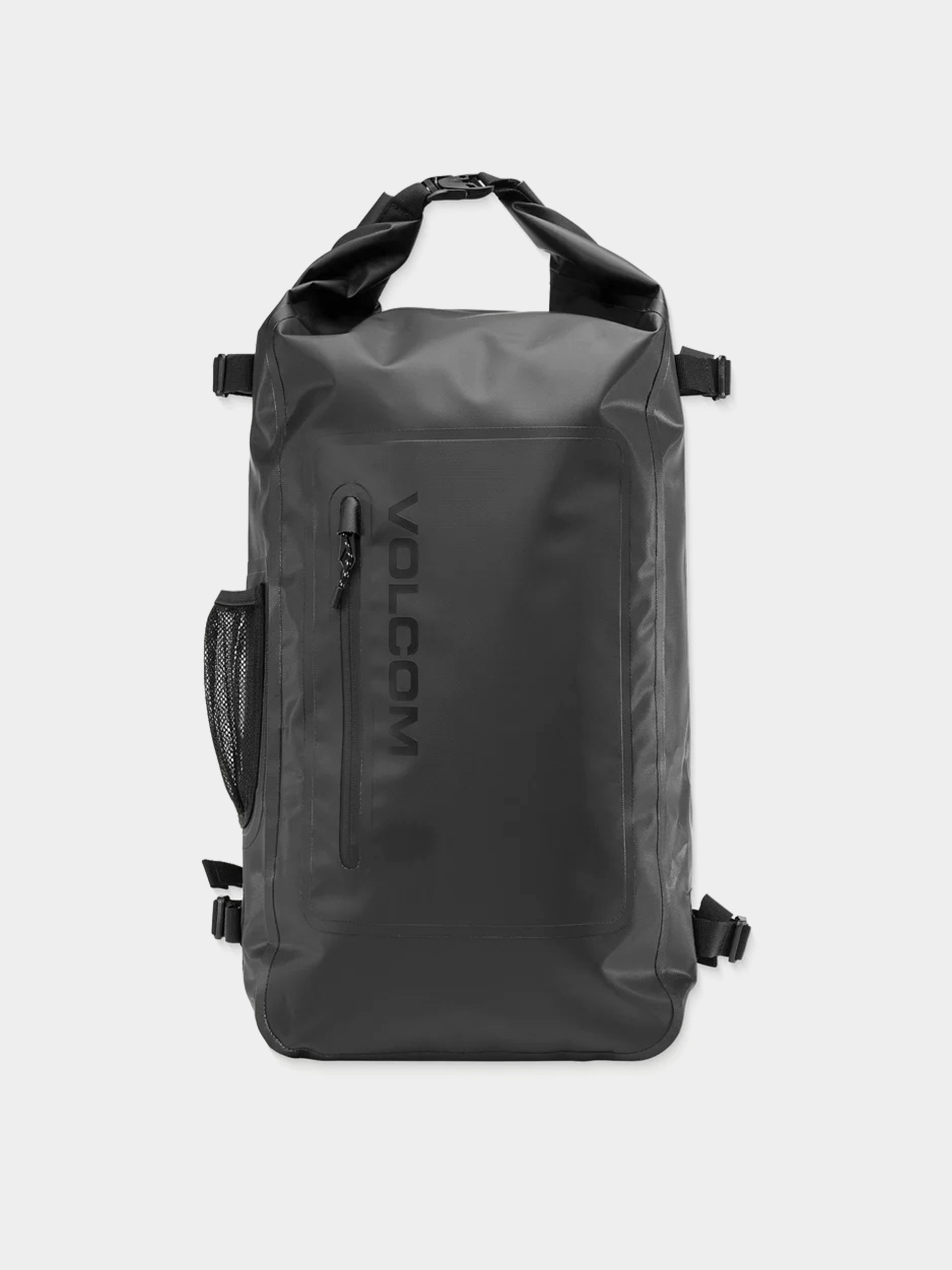 Volcom Drystone Wet Dry Roll Top Backpack - black (black)