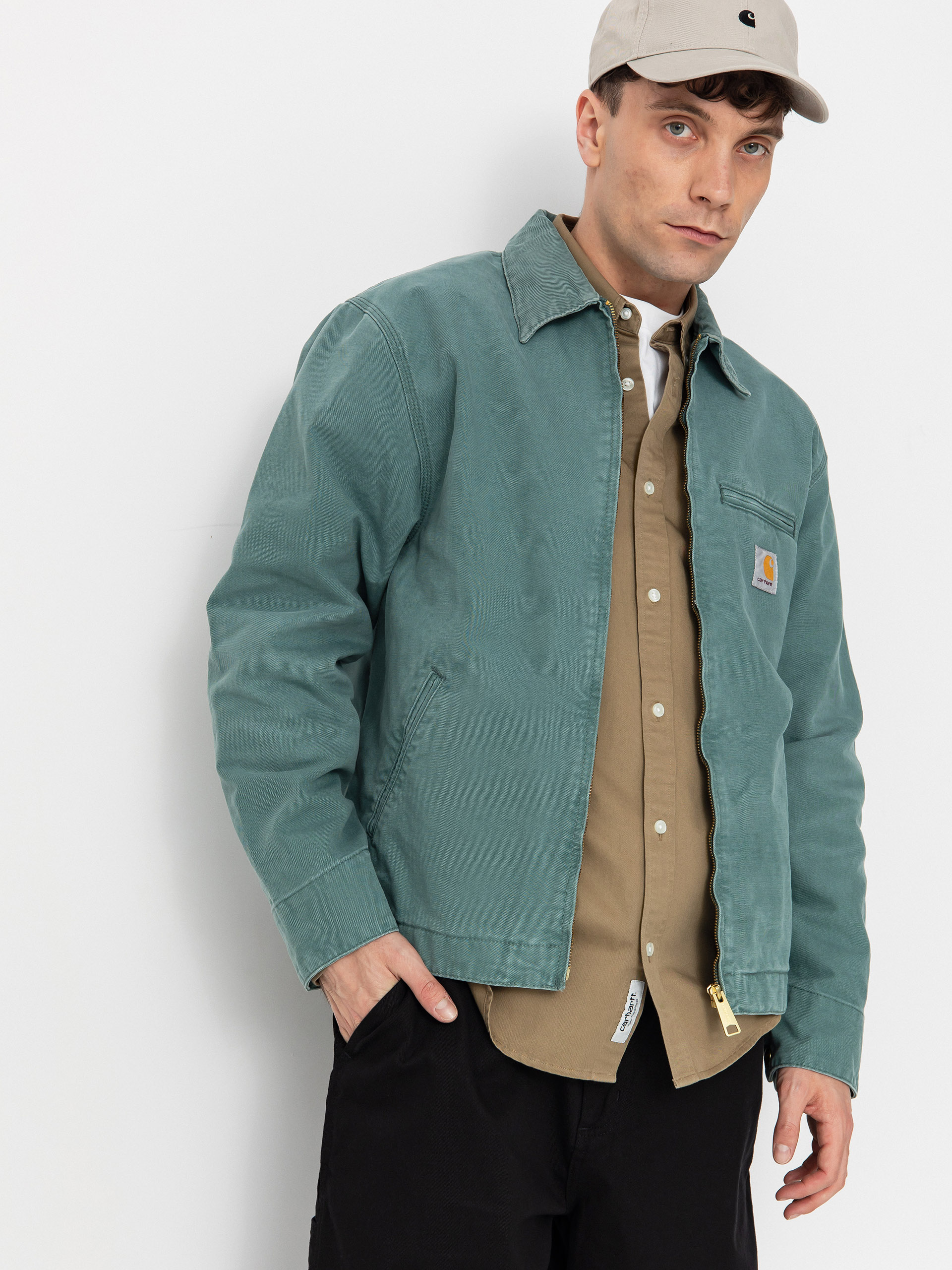 Carhartt WIP Detroit Jacket - green (silver pine/silver pine)