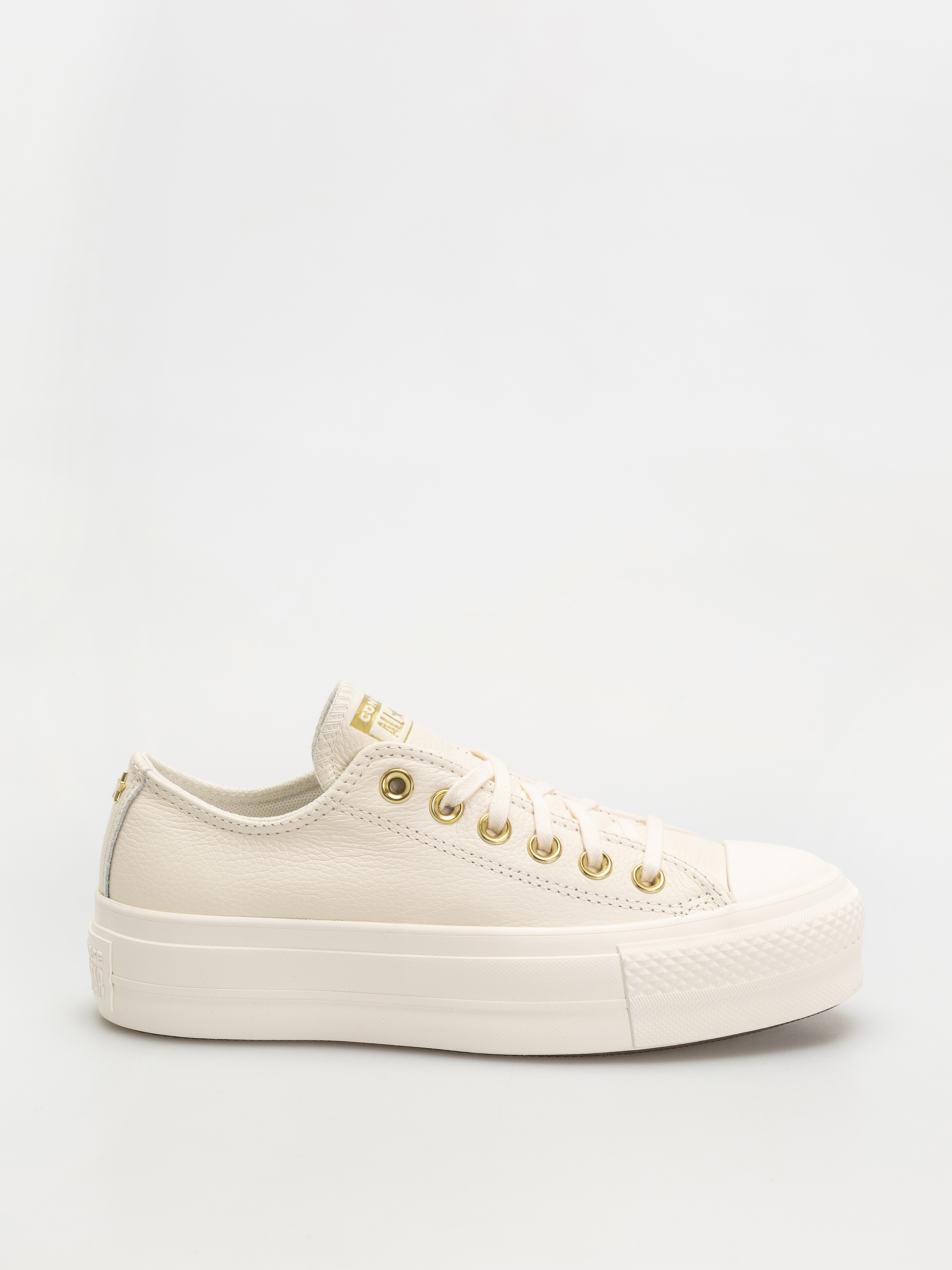 Converse Chucks Chuck Taylor All Star Lift Ox Wmn - beige (egret/egret ...
