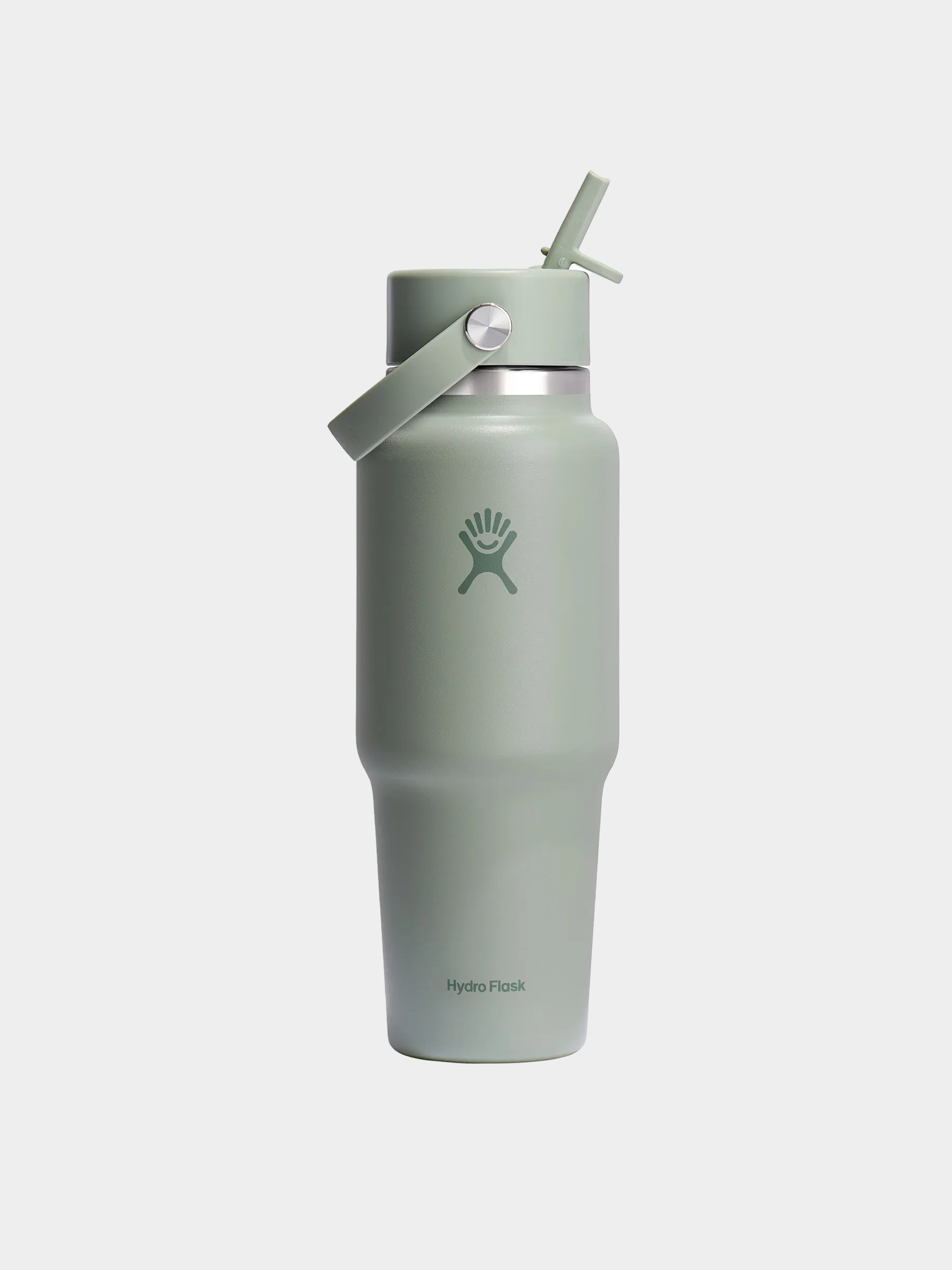 Hydro Flask Bottle Wide Flex Straw Travel 946ml - green (agave)